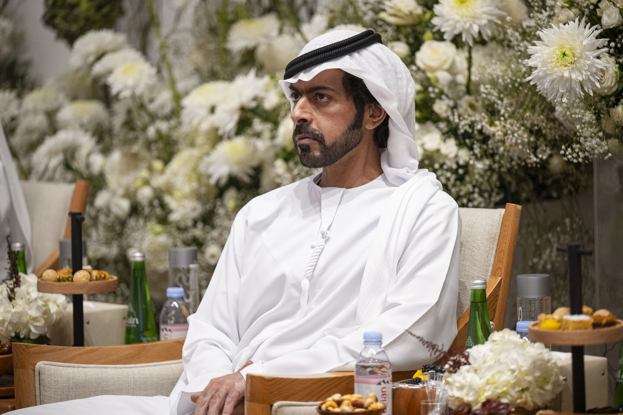 Khaled bin Mohamed bin Zayed attends Abdullah Mohamed Salem Al Dhaheri ...