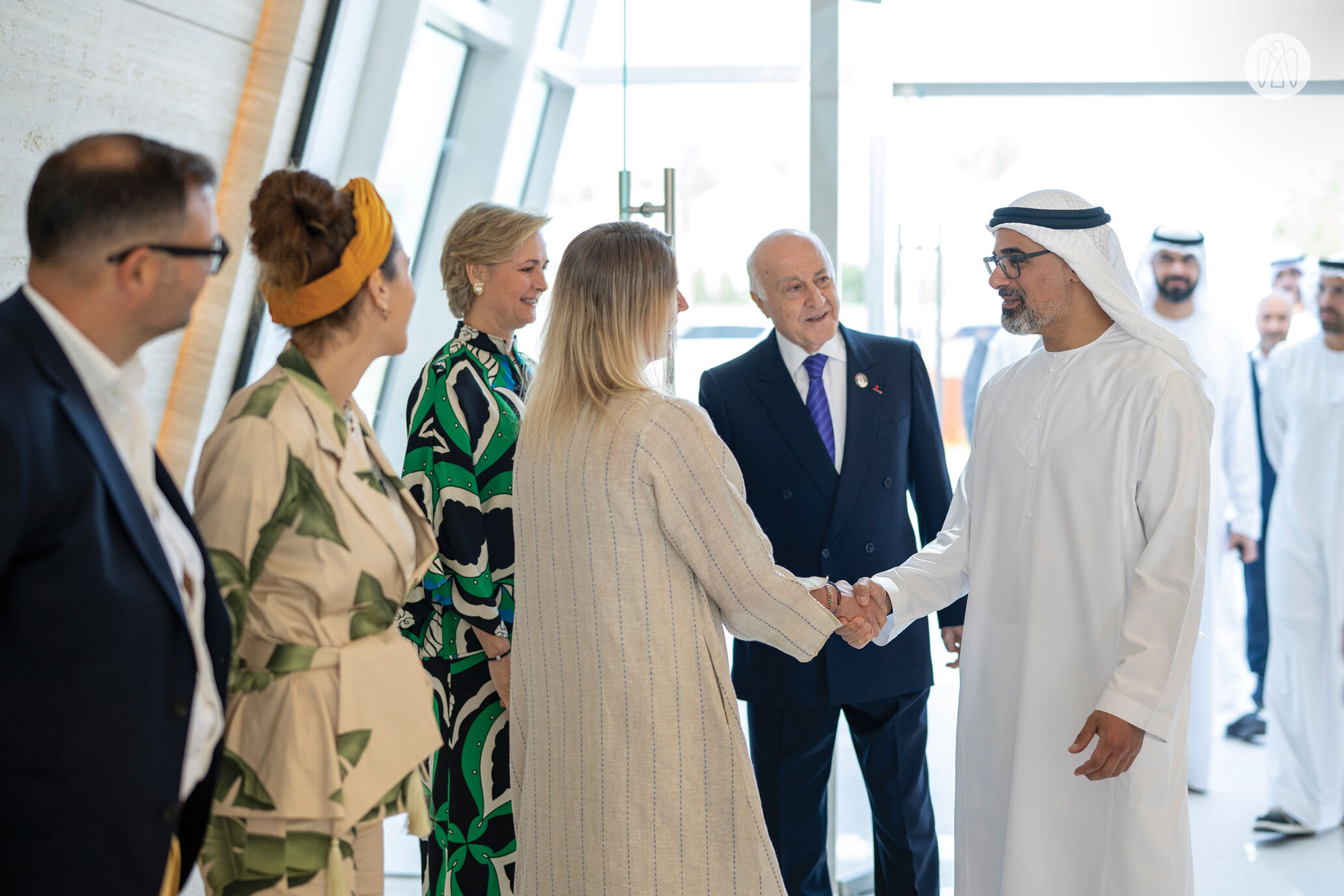 Khaled bin Mohamed bin Zayed visits Bassam Freiha Art Foundation