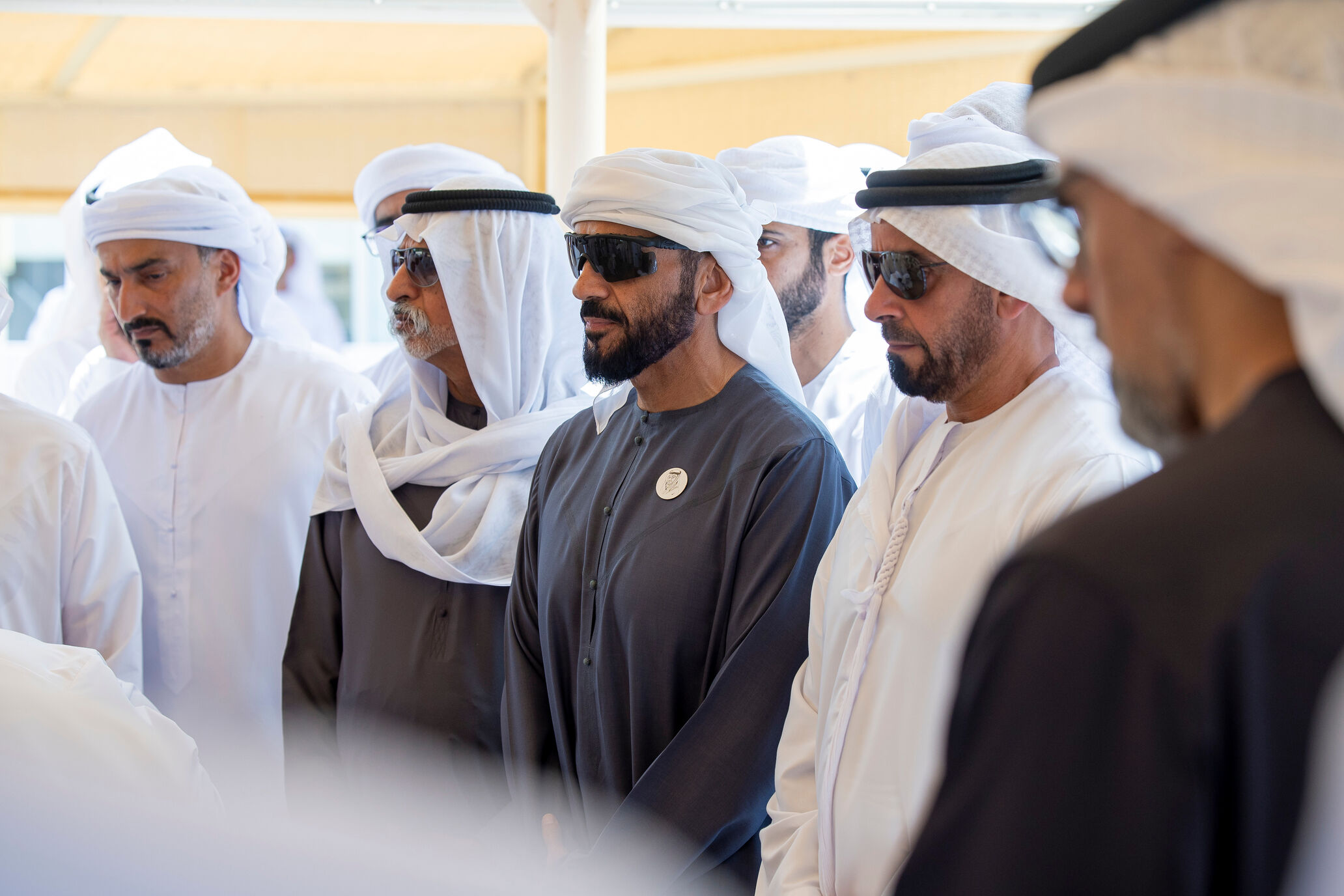 Sheikhs perform funeral prayer for Hazza bin Sultan bin Zayed