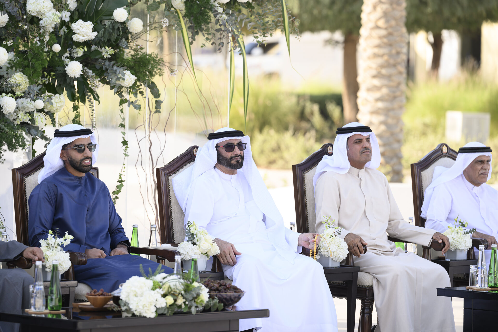 Ruler of Ras Al Khaimah and Crown Prince of Abu Dhabi attend Mohamed ...