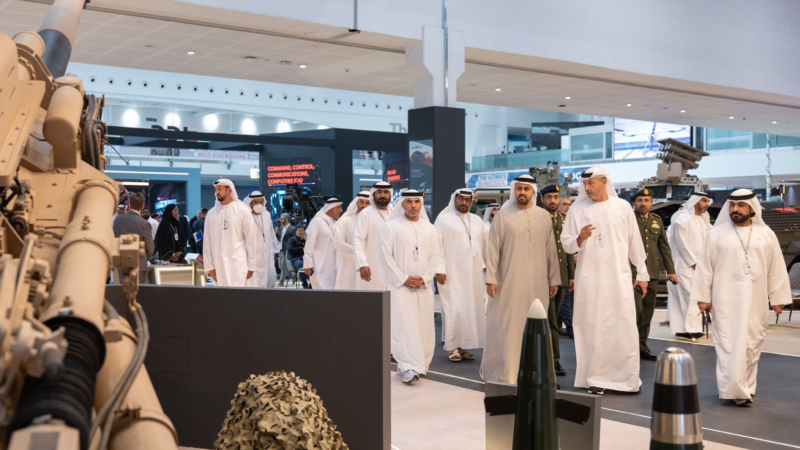 Theyab bin Mohamed bin Zayed visits IDEX 2025