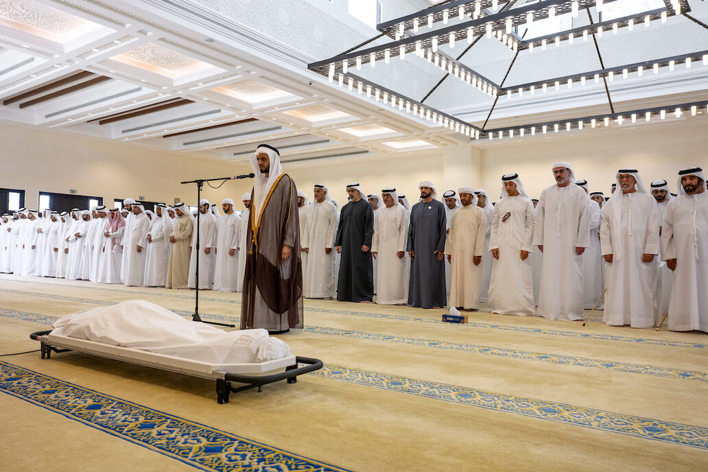 Sheikhs perform funeral prayer for Hazza bin Sultan bin Zayed