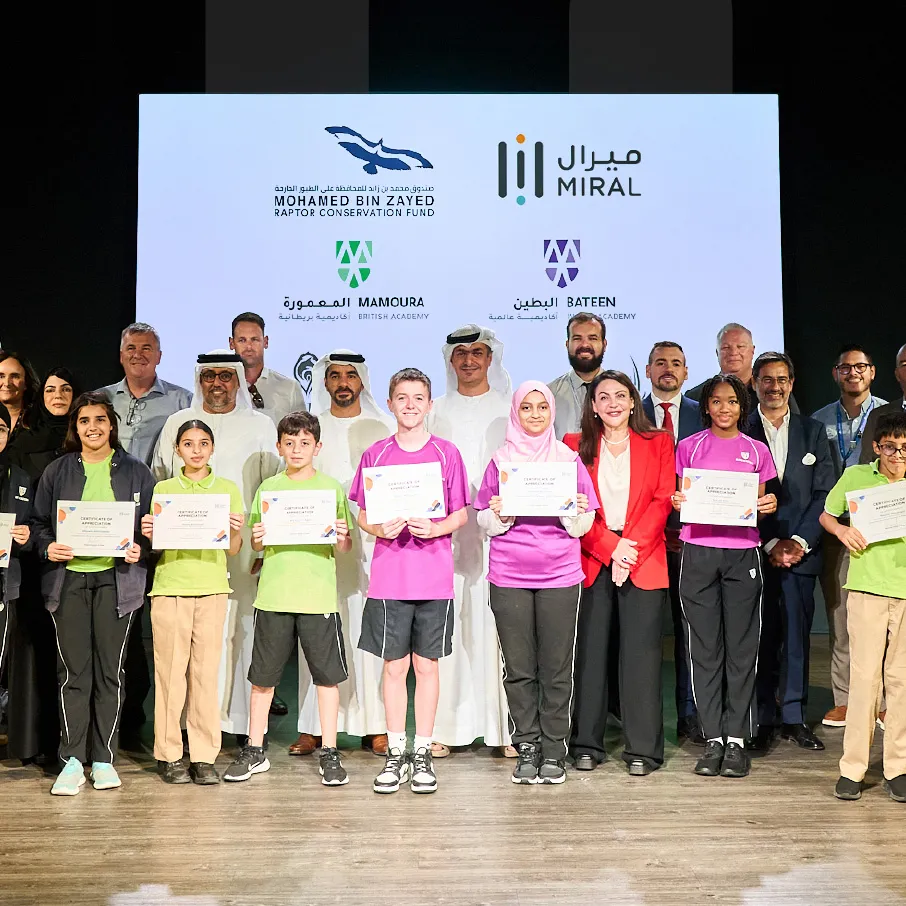 Miral celebrates progress of Winged Horizons raptor conservation ...