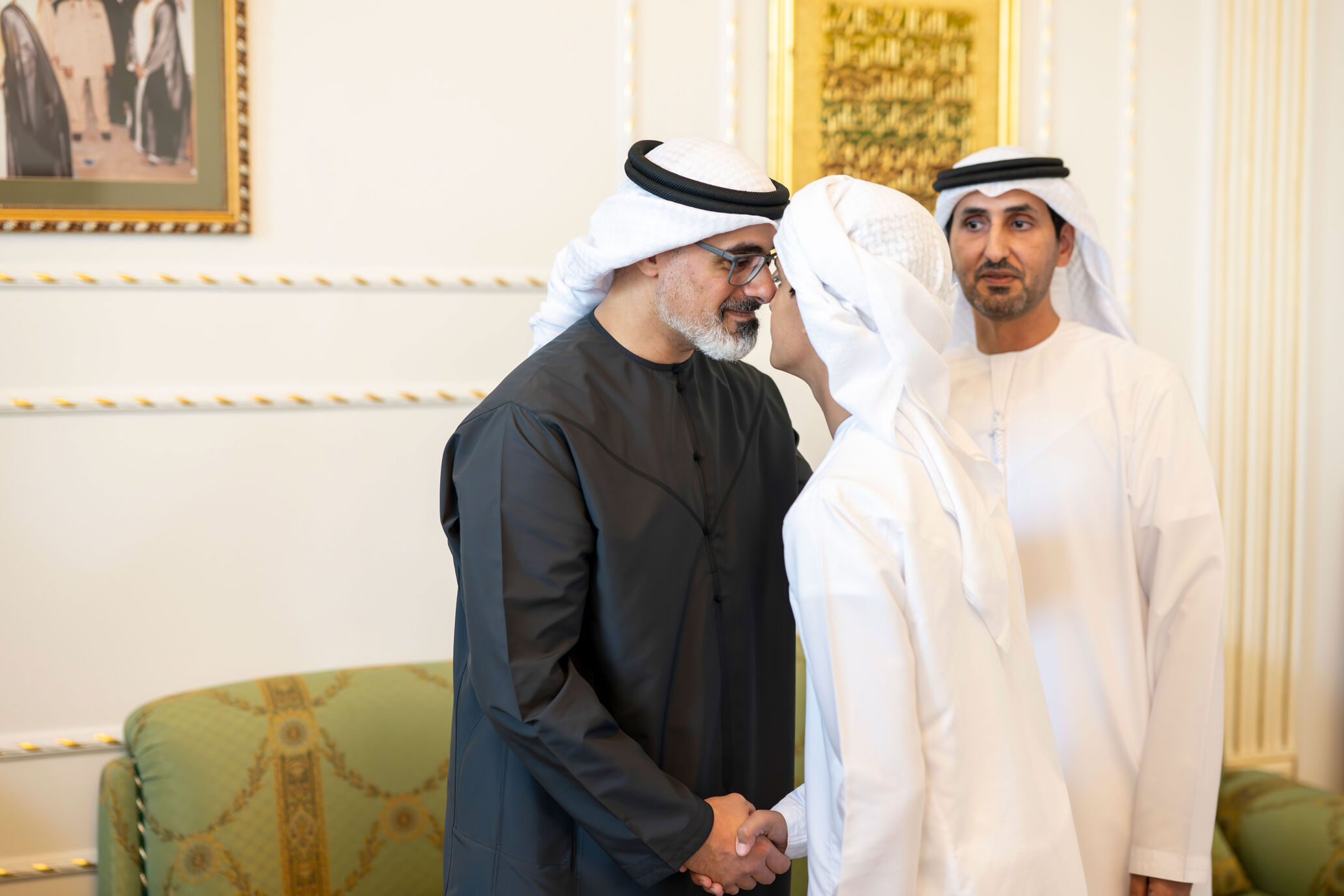 Khaled bin Mohamed bin Zayed offers condolences on the passing of Shamma Ahmed Eissa Al Hameli