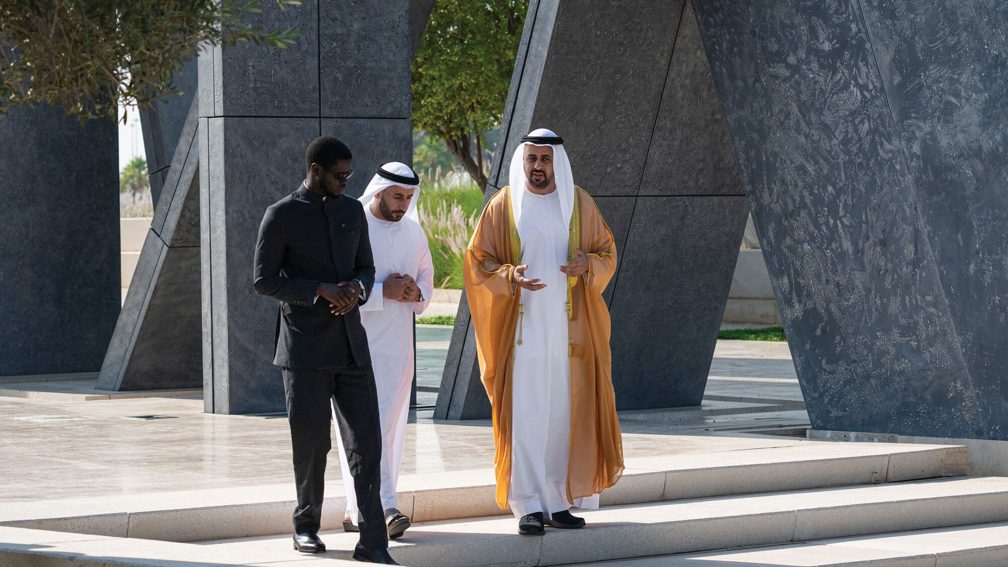 Theyab bin Mohamed bin Zayed receives President of the Republic of ...