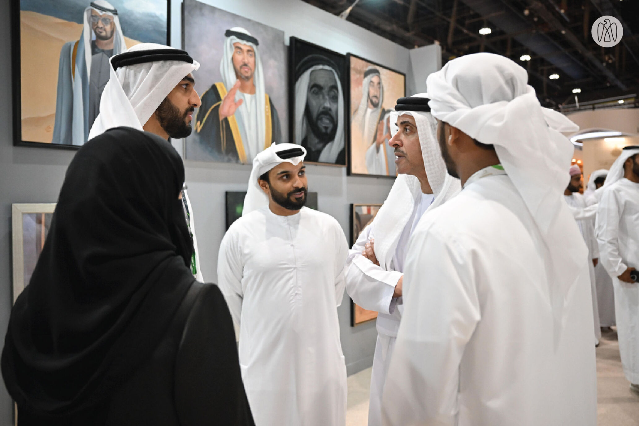 Hazza bin Zayed visits 20th Abu Dhabi International Hunting and ...