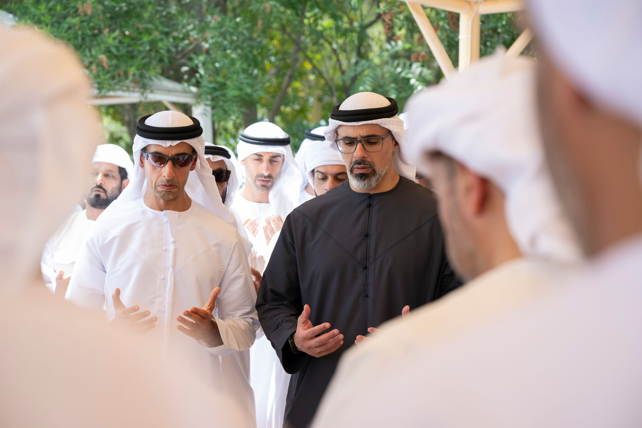 Sheikhs perform funeral prayer for Hazza bin Sultan bin Zayed