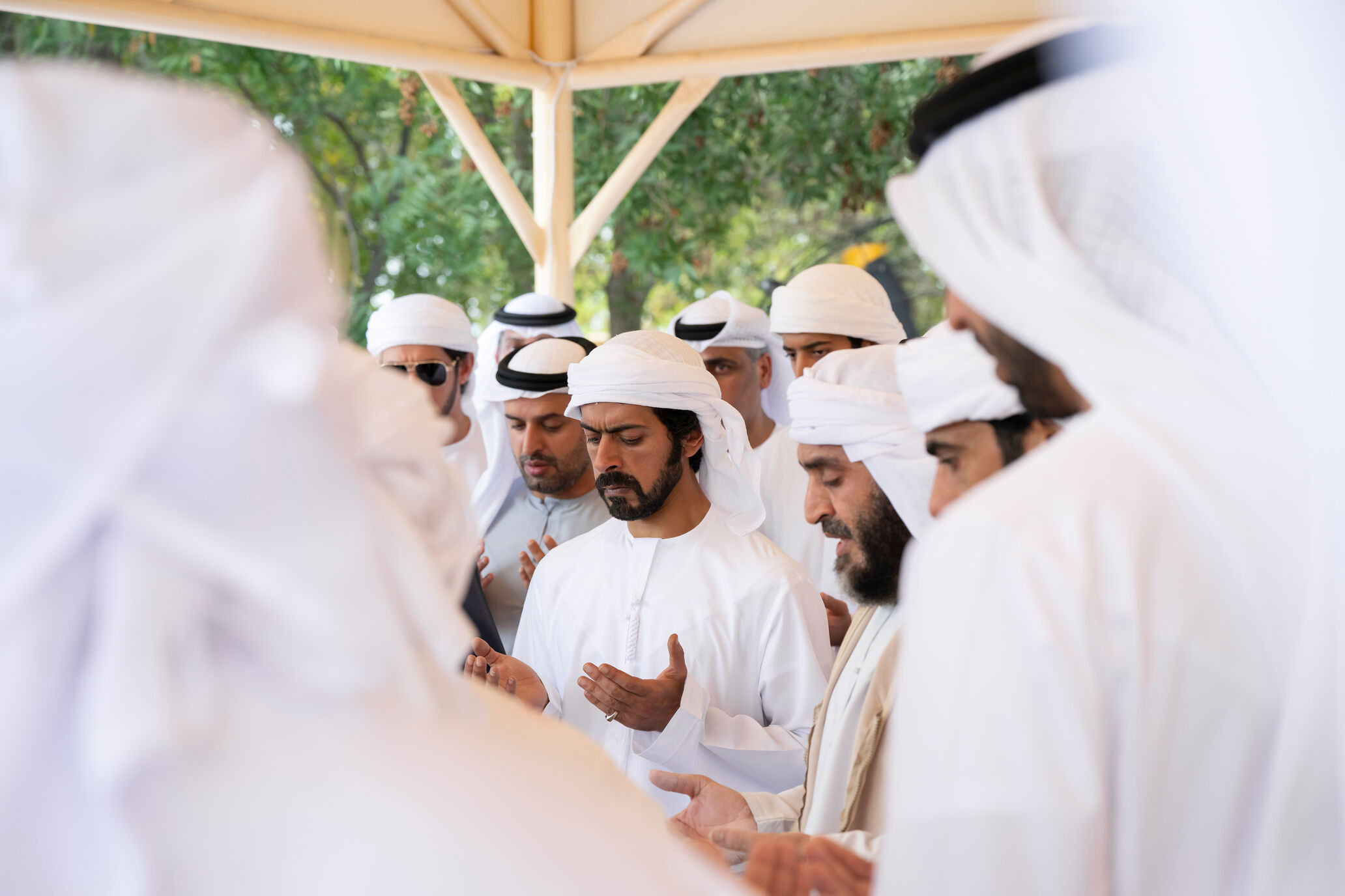 Sheikhs perform funeral prayer for Hazza bin Sultan bin Zayed