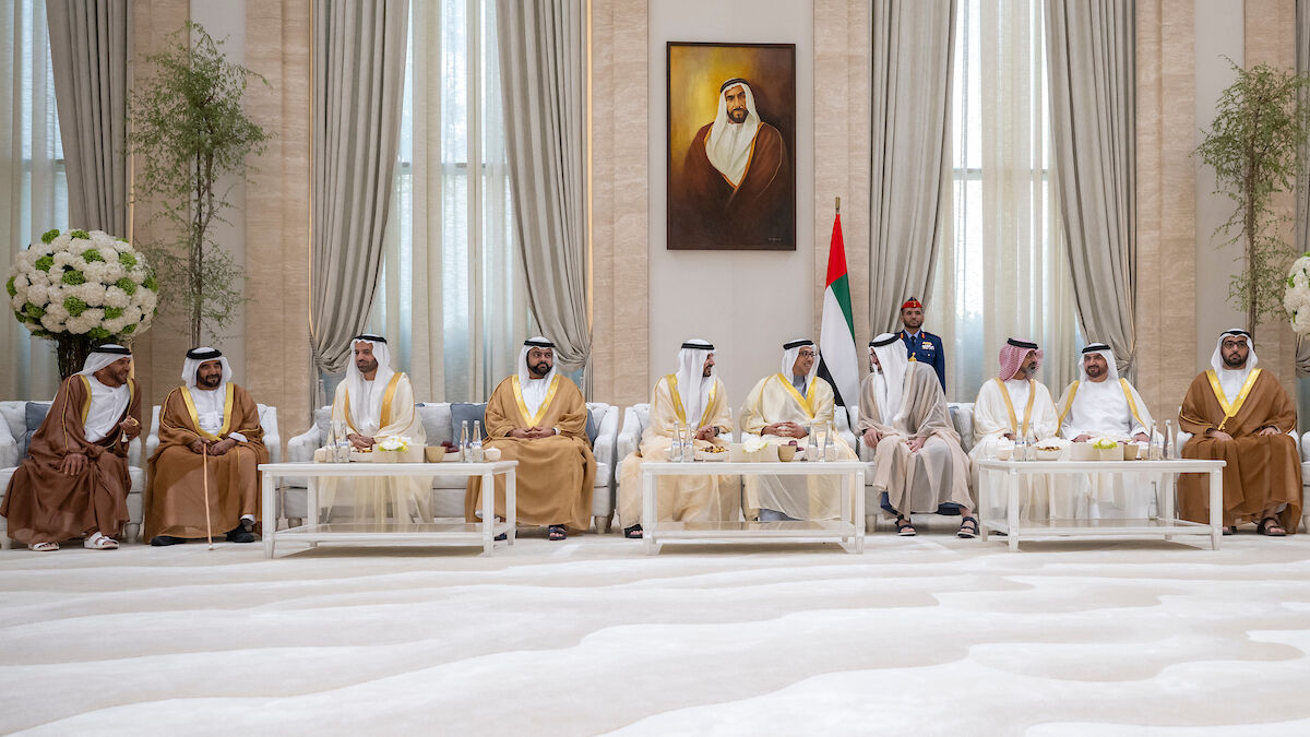 Mansour bin Zayed and Khaled bin Mohamed bin Zayed receive Crown ...