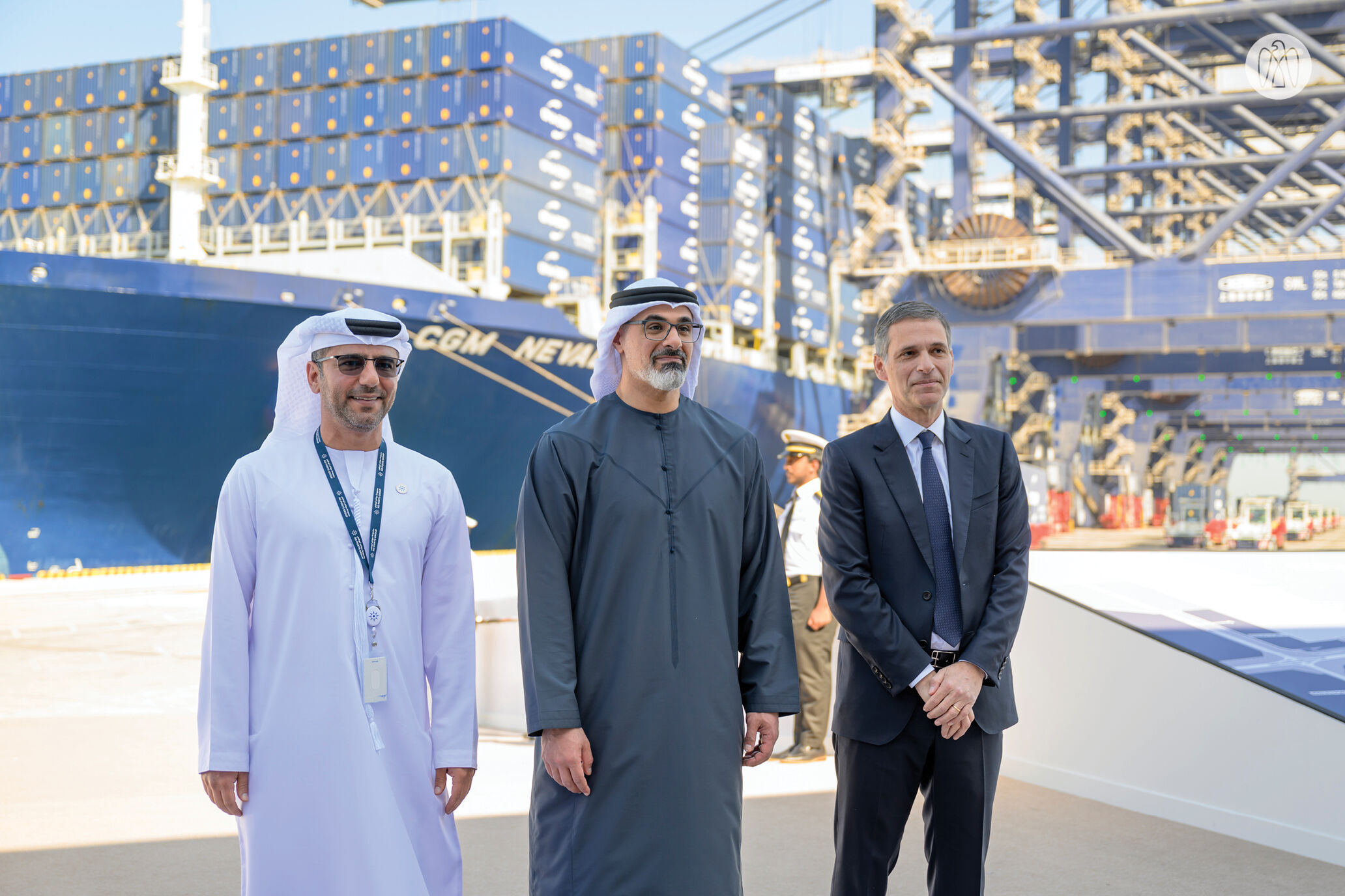 Khaled bin Mohamed bin Zayed Inaugurates CMA Terminals Khalifa Port