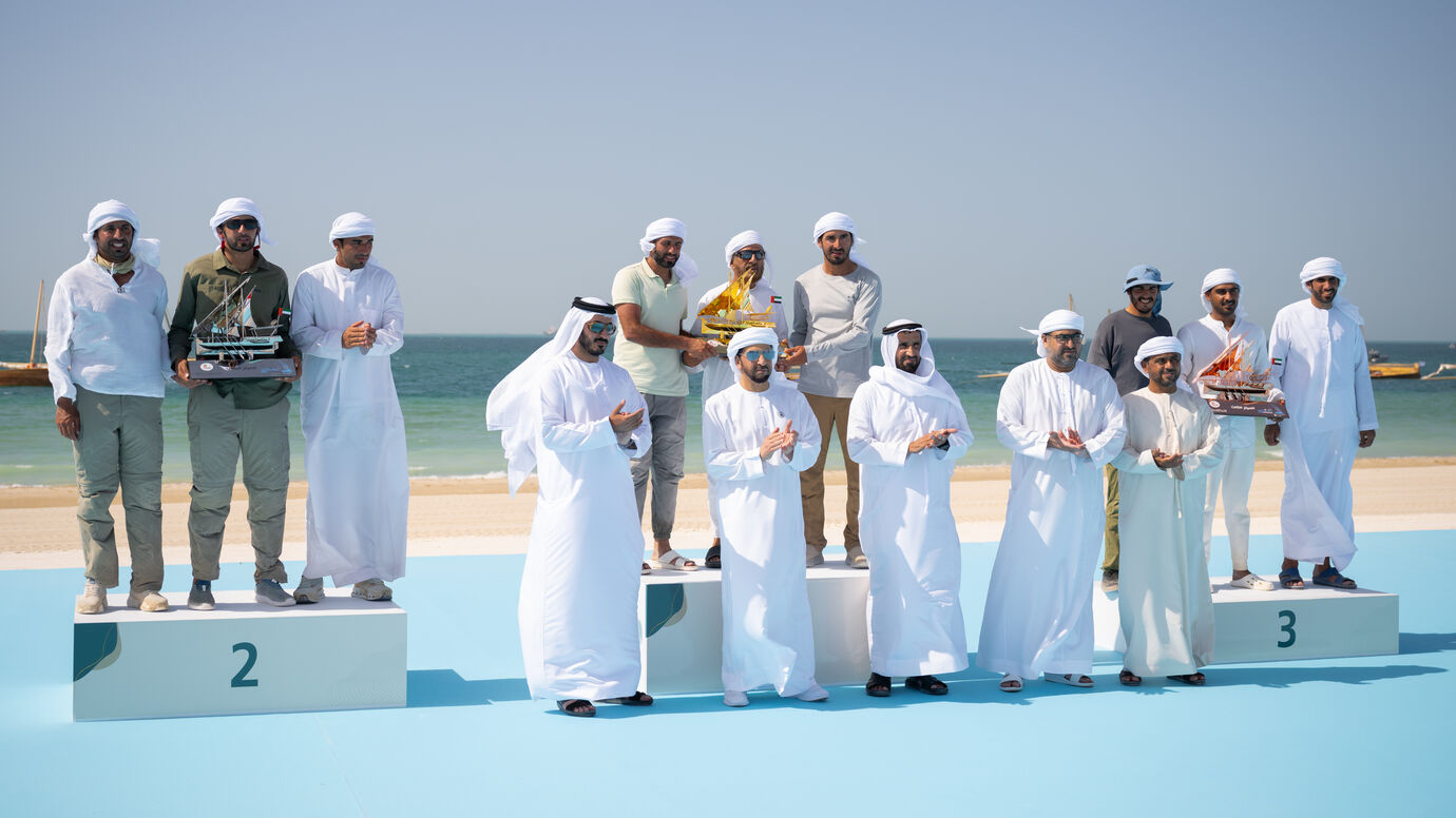 Hamdan bin Zayed attends 7th Historic Dalma 60ft dhow race and awards ...