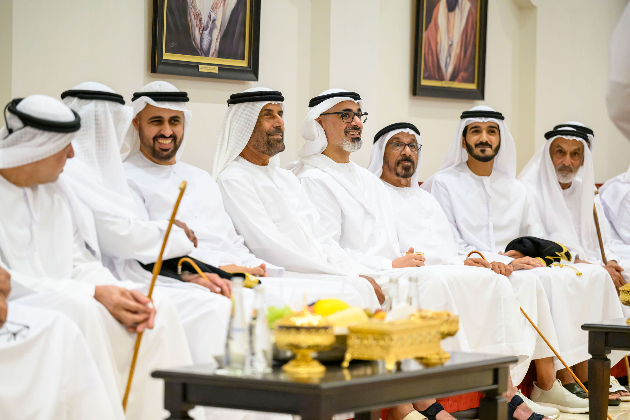 Crown Prince of Abu Dhabi attends Al Kaabi and Al Ketbi weddings