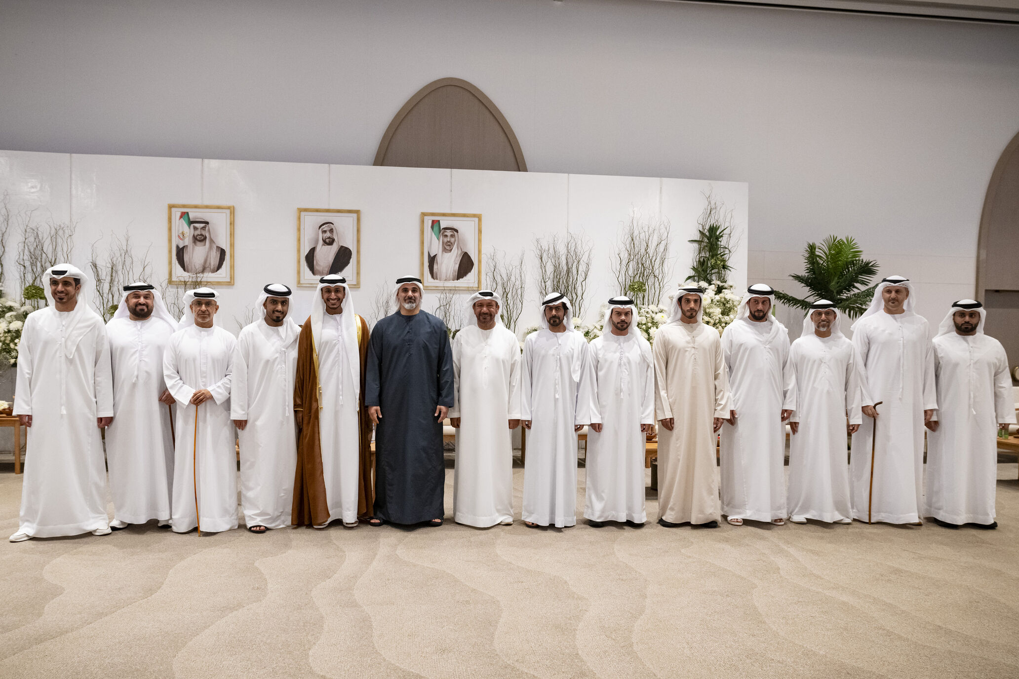 Khaled bin Mohamed bin Zayed attends Abdullah Mohamed Salem Al Dhaheri ...
