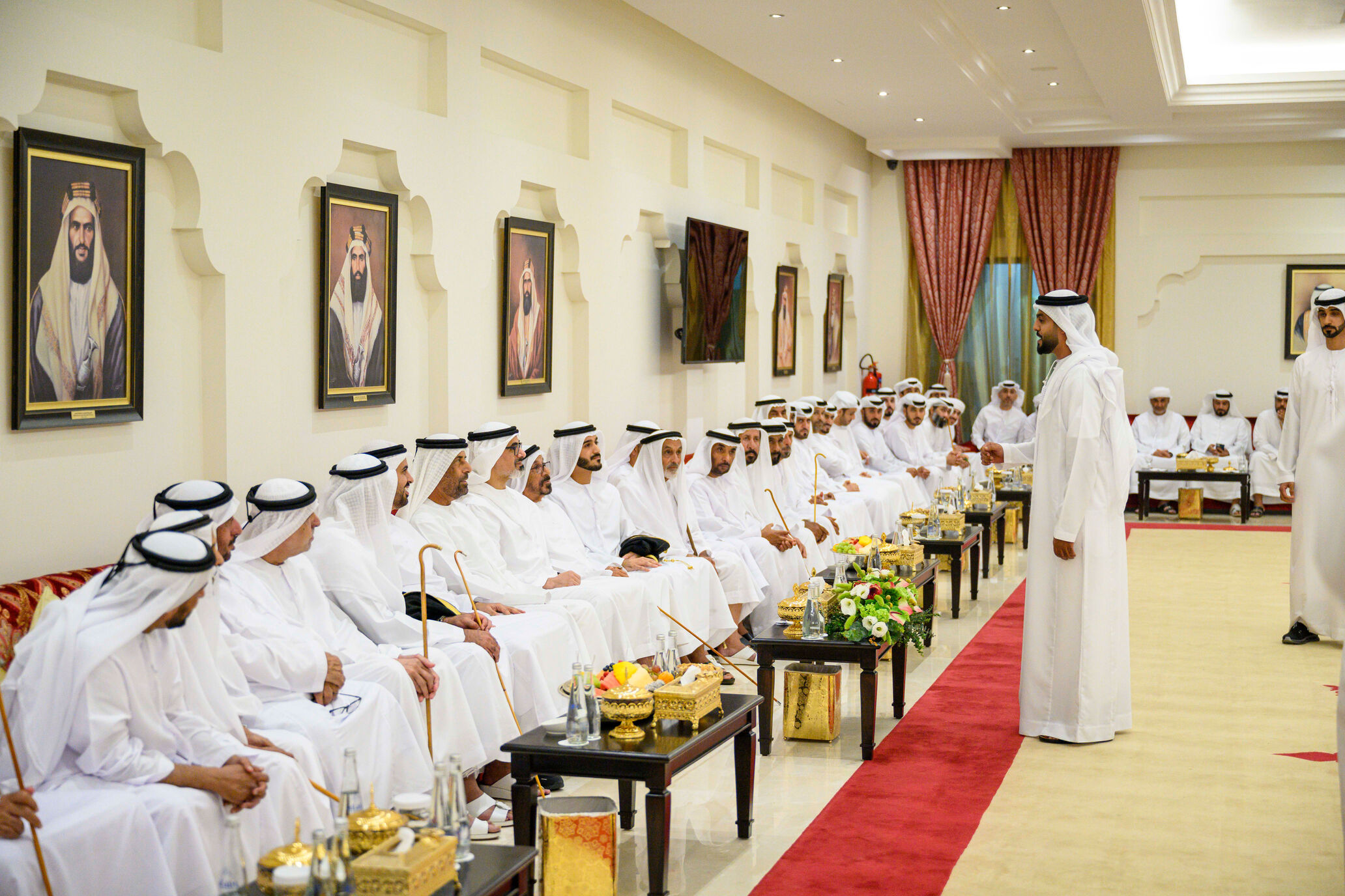 Crown Prince of Abu Dhabi attends Al Kaabi and Al Ketbi weddings