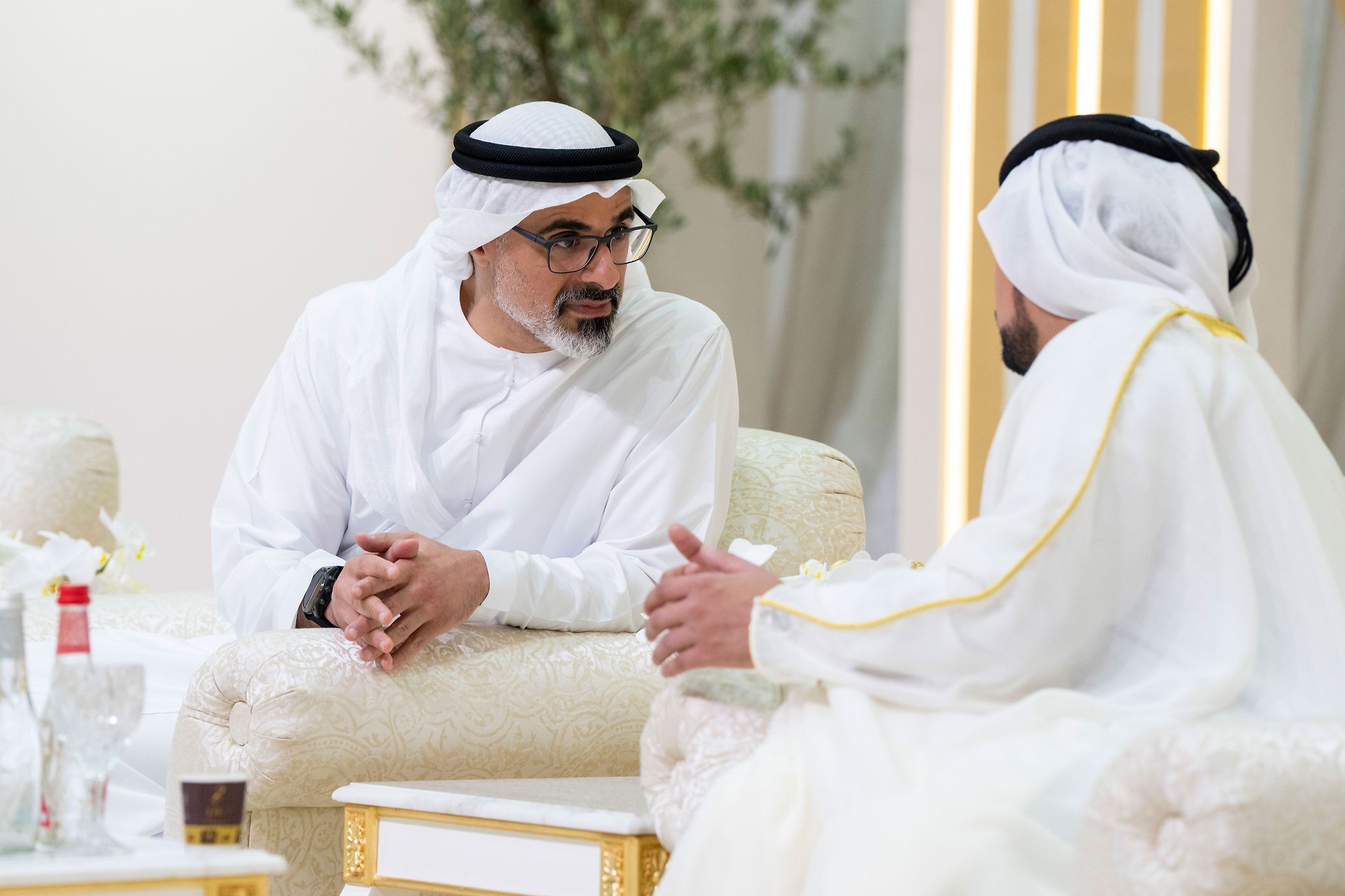 Mohammed bin Rashid receives congratulations from Mansour bin Zayed and ...