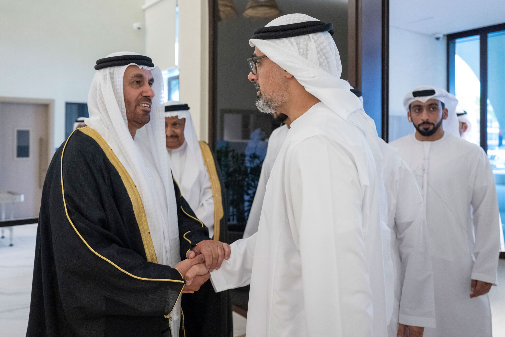Crown Prince of Abu Dhabi attends Al Mady and Al Mansoori wedding reception