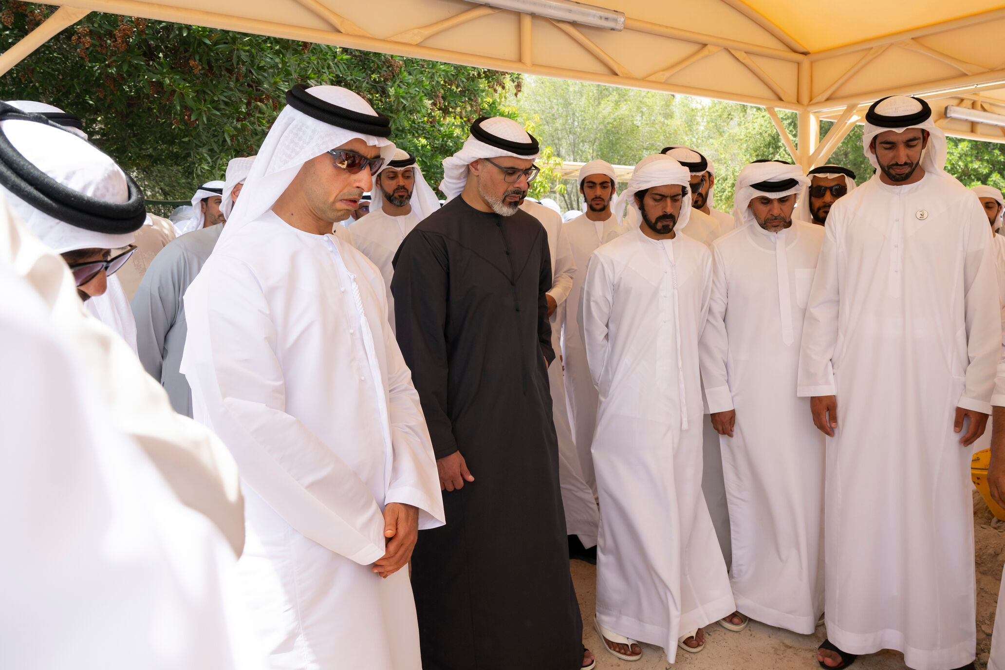 Sheikhs perform funeral prayer for Hazza bin Sultan bin Zayed