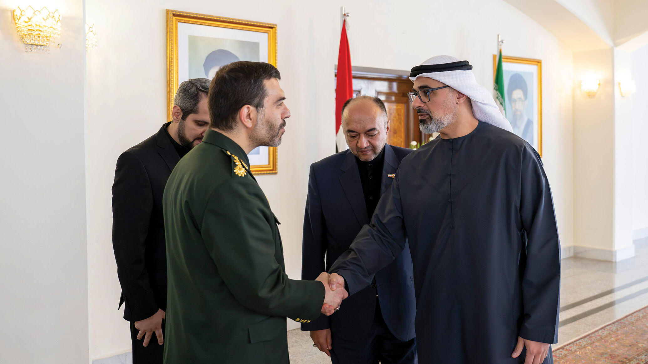 Khaled bin Mohamed bin Zayed offers condolences on passing of Iranian President and his ...