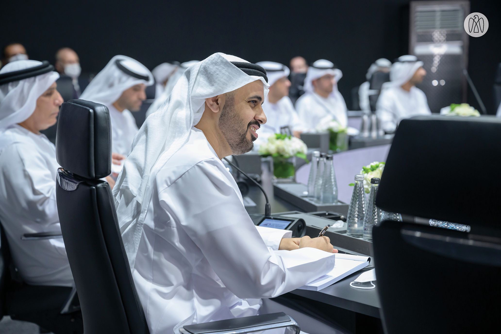 Theyab bin Mohamed bin Zayed witnesses the signing of a strategic ...