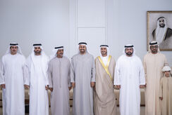 Theyab bin Mohamed bin Zayed attends Tahnoun Saeed Al Ketbi wedding ...