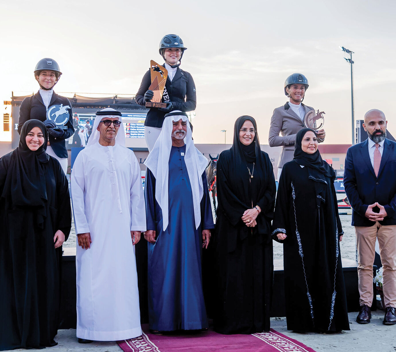 Nahyan bin Mubarak honours winners of 11th FBMA International Show Jumping Cup