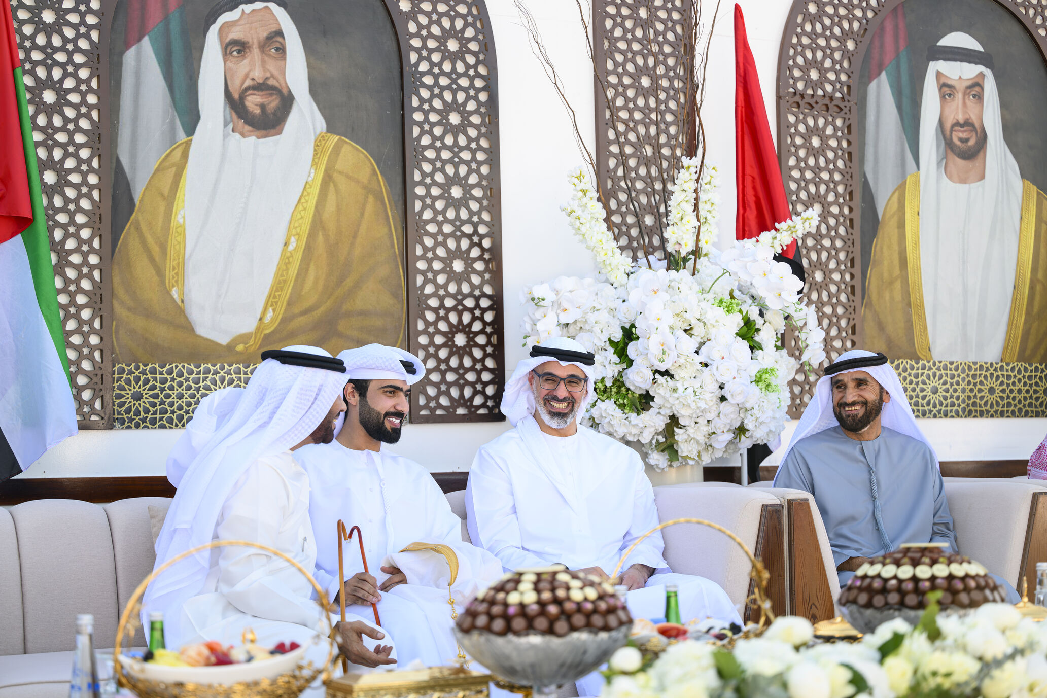 Khaled bin Mohamed bin Zayed attends Hamad Jumaa Al Suwaidi wedding ...