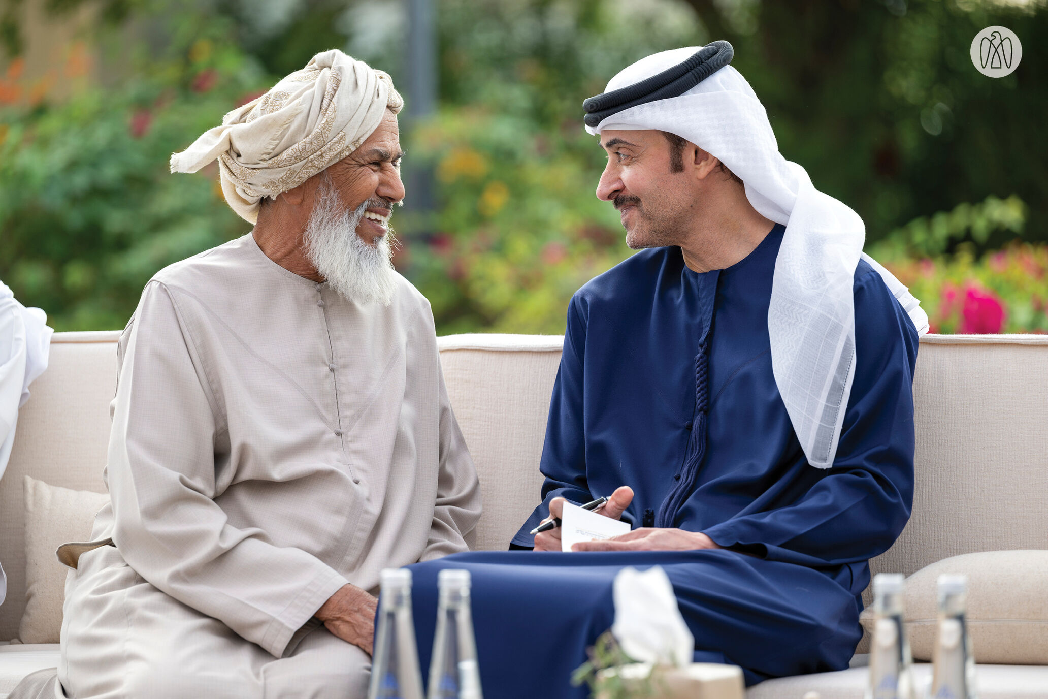 Hazza bin Zayed receives sheikhs, officials and citizens at Al Maqam ...