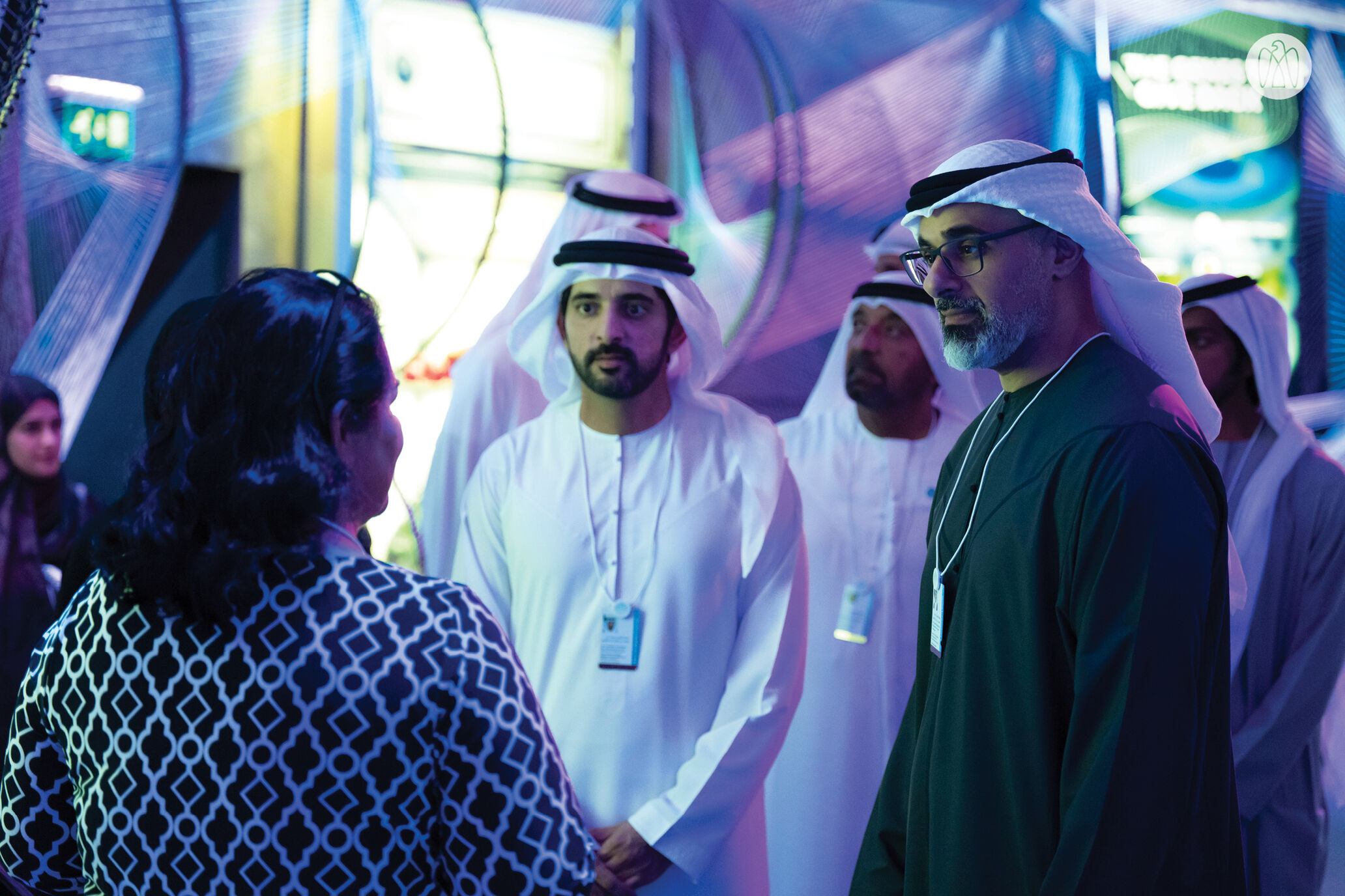 Khaled bin Mohamed bin Zayed and Hamdan bin Mohammed bin Rashid attend ...