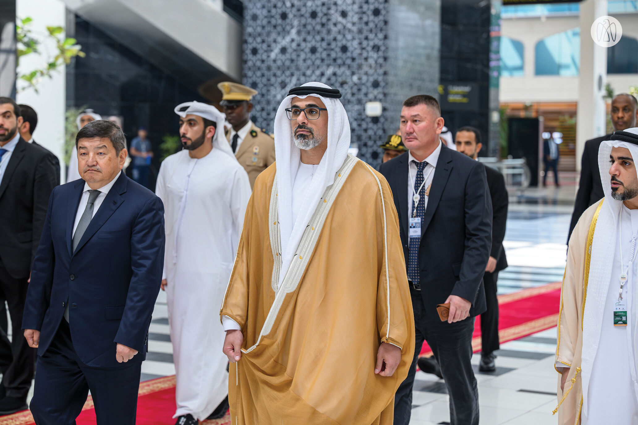 In the presence of a number of heads of state, Khaled bin Mohamed bin ...