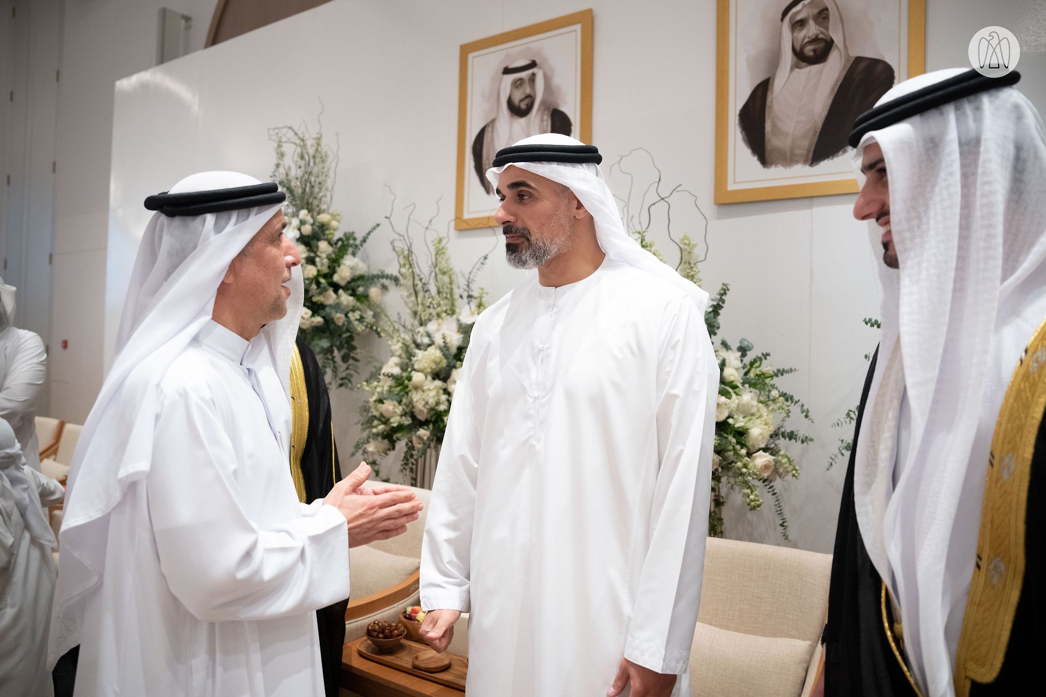 Crown Prince of Abu Dhabi attends wedding of Omar and Ali Mohammed Haji ...