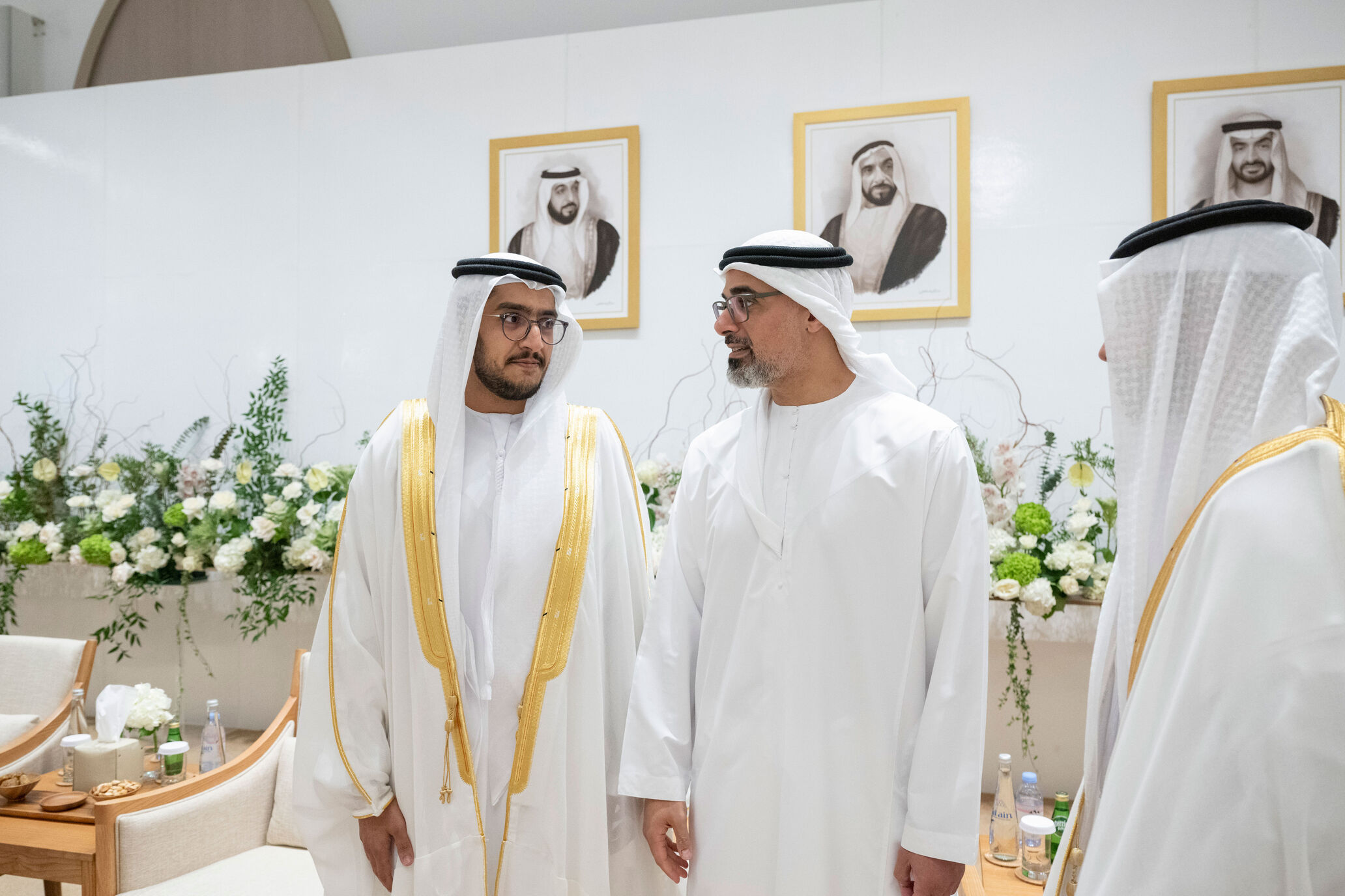 Crown Prince of Abu Dhabi attends Al Mady and Al Mansoori wedding reception
