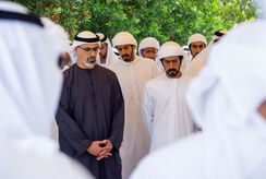 Sheikhs perform funeral prayer for Hazza bin Sultan bin Zayed