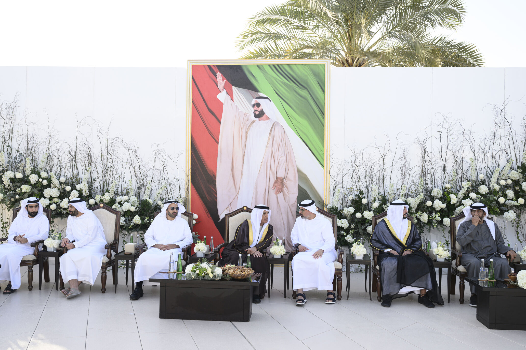 Ruler of Ras Al Khaimah and Crown Prince of Abu Dhabi attend Mohamed ...