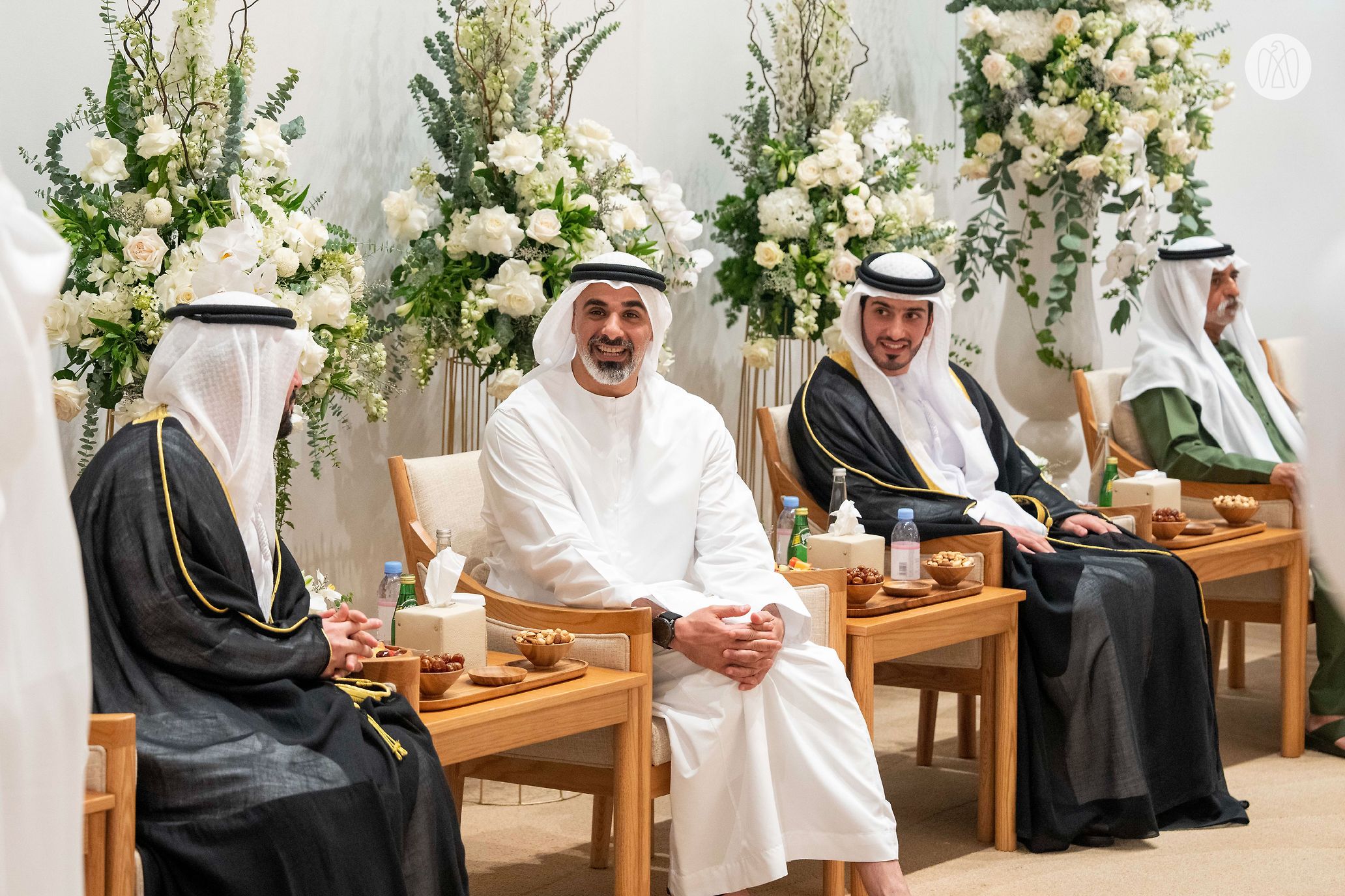 Crown Prince of Abu Dhabi attends wedding of Omar and Ali Mohammed Haji ...