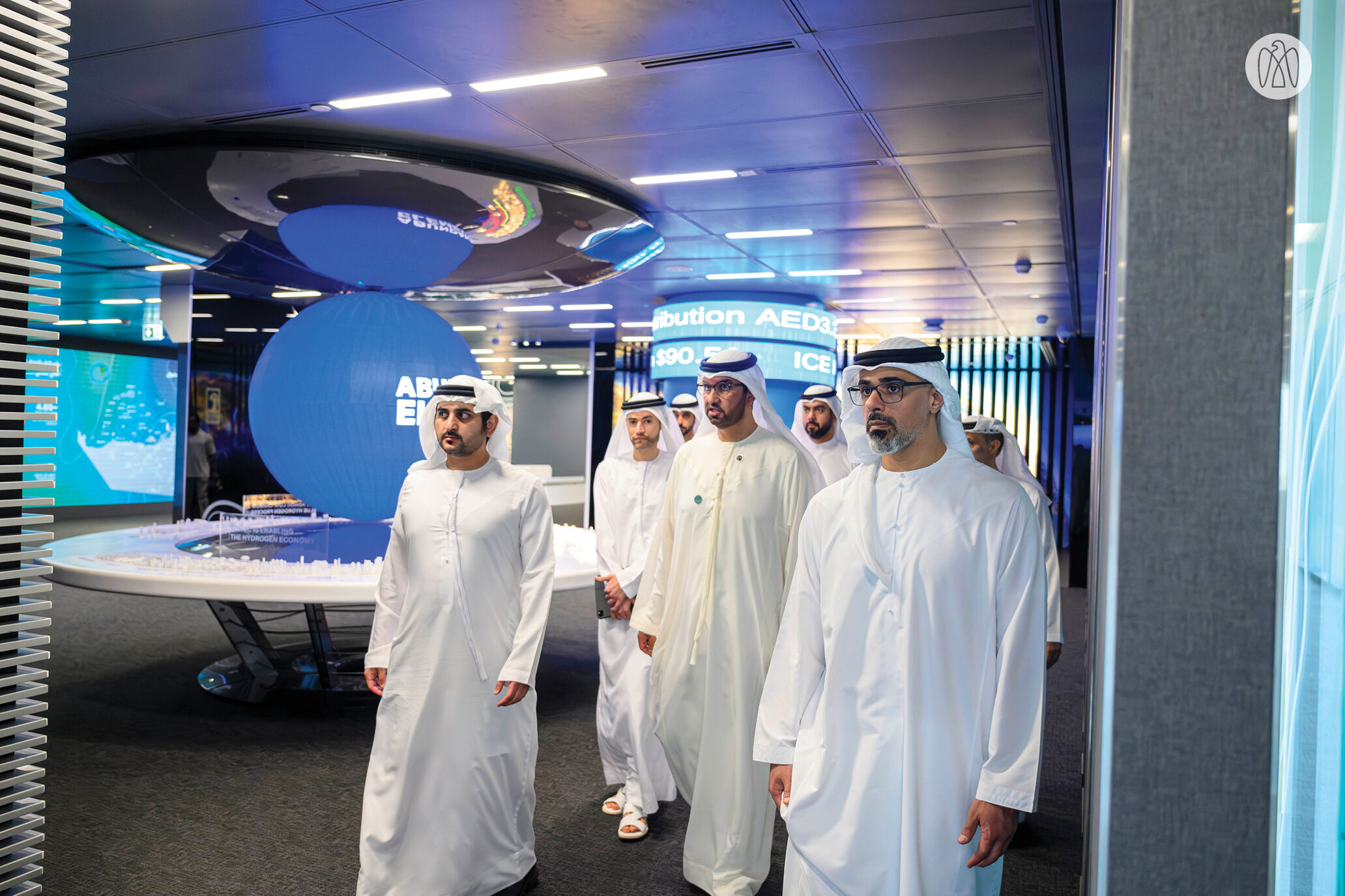 Khaled bin Mohamed bin Zayed receives Maktoum bin Mohammed bin Rashid ...