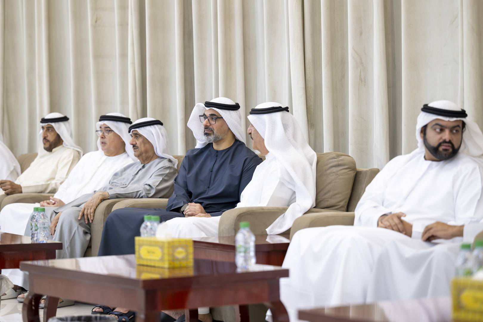 Ruler of Umm Al Quwain receives condolences from Crown Prince of Abu ...