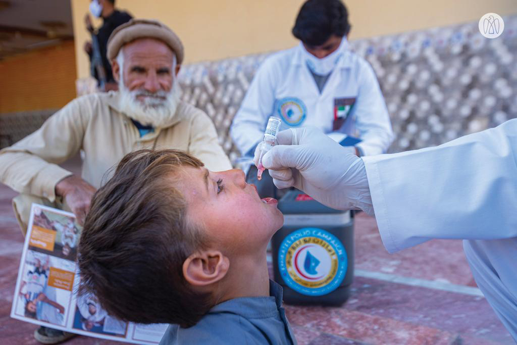Theyab bin Mohamed bin Zayed meets Emirates Polio Campaign members to ...