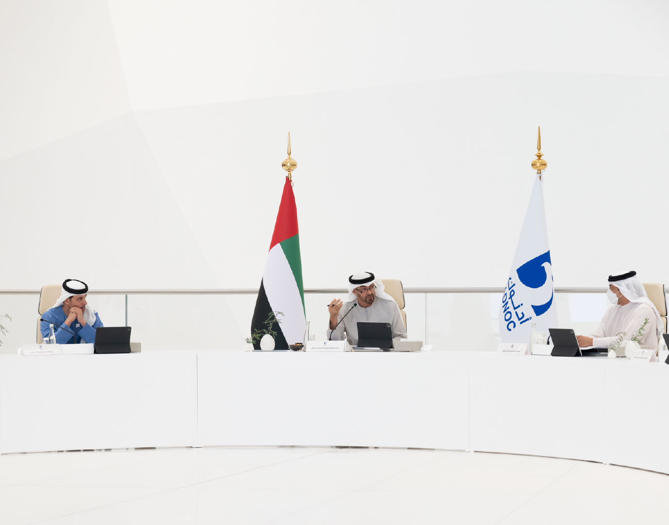 Mohamed bin Zayed chairs ADNOC board of directors meeting at Expo 2020 ...