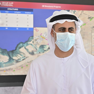 Theyab bin Mohamed bin Zayed inaugurates track-laying works from Seih ...