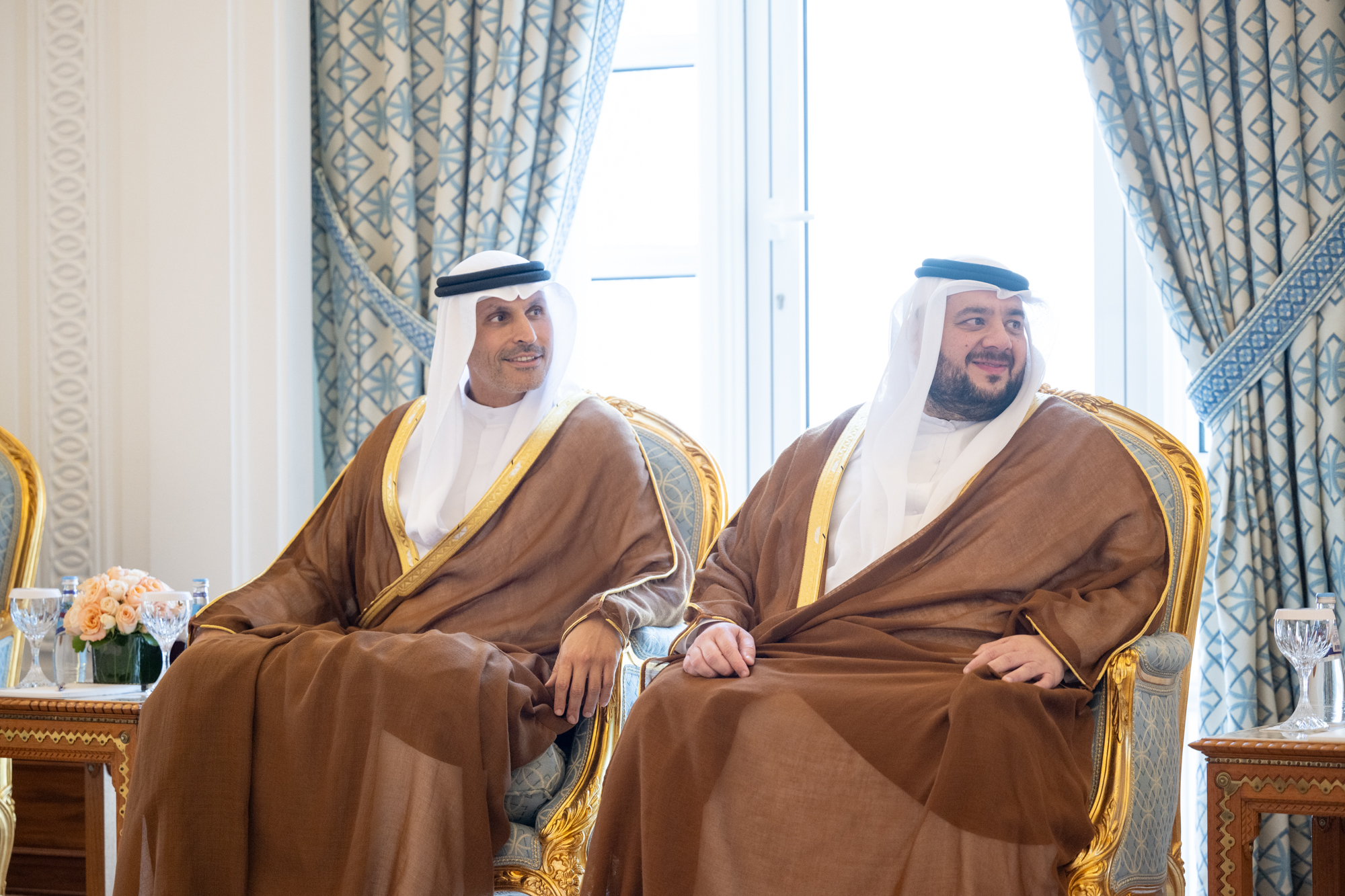 Emir of Qatar receives Crown Prince of Abu Dhabi