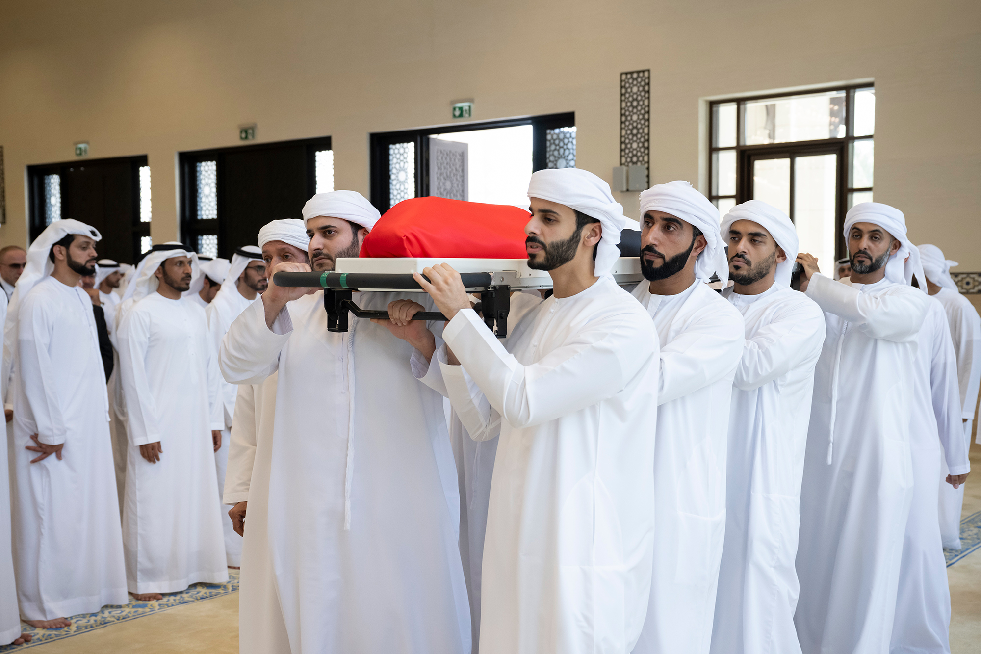 UAE President and Sheikhs perform funeral prayer for Saeed bin Zayed