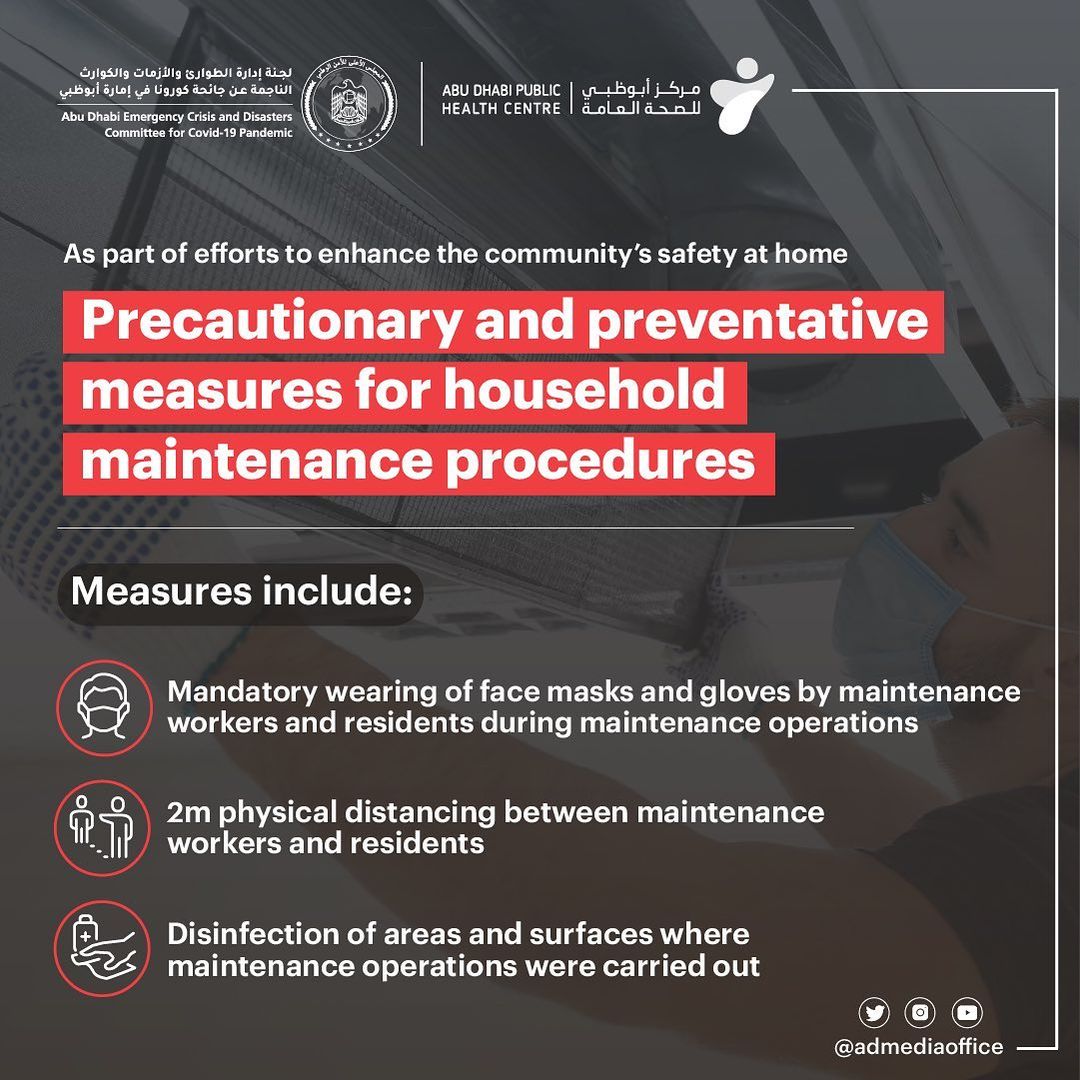 Precautionary and preventative measures for household maintenance ...