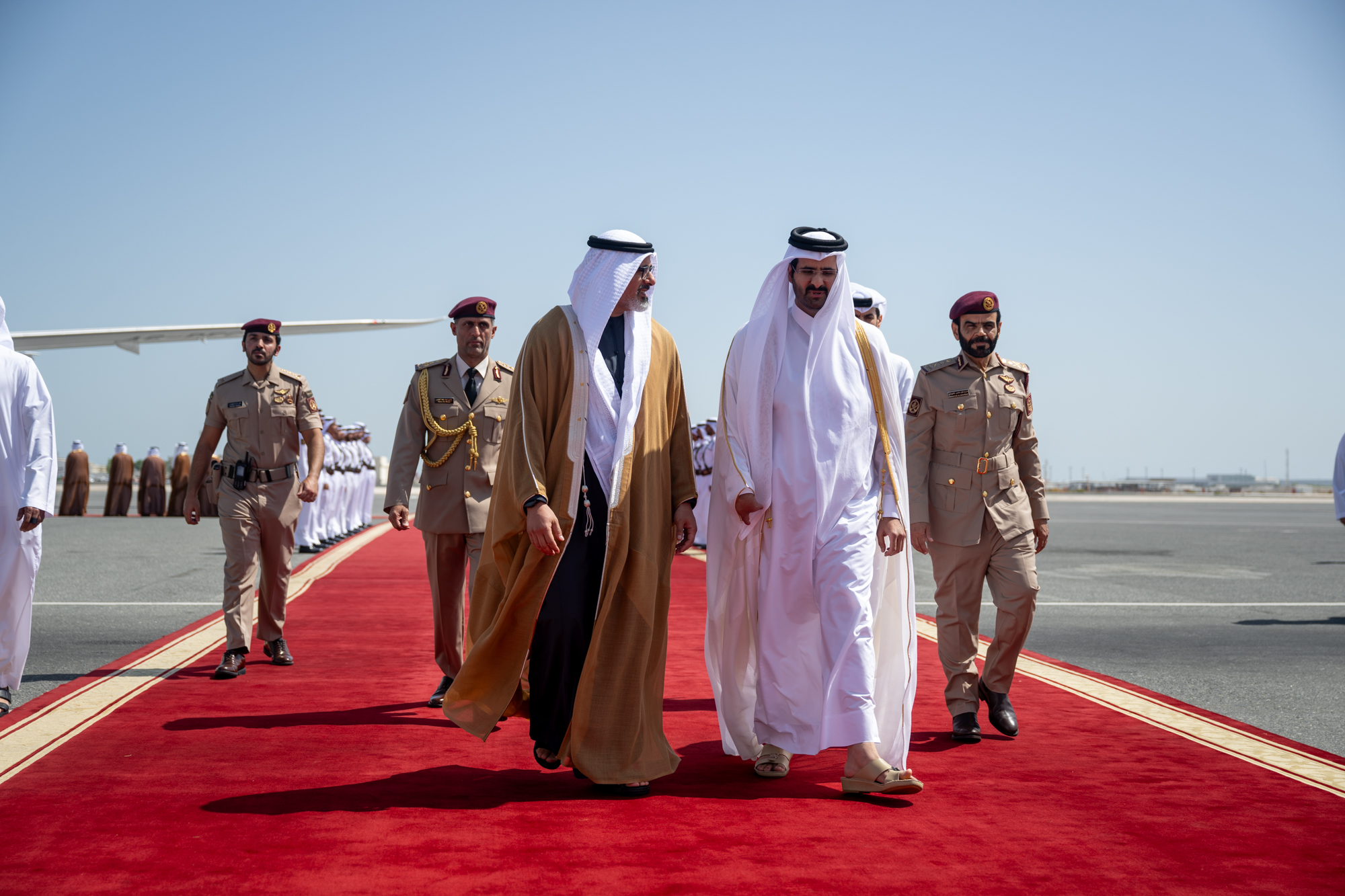 Crown Prince of Abu Dhabi arrives in Doha on official visit