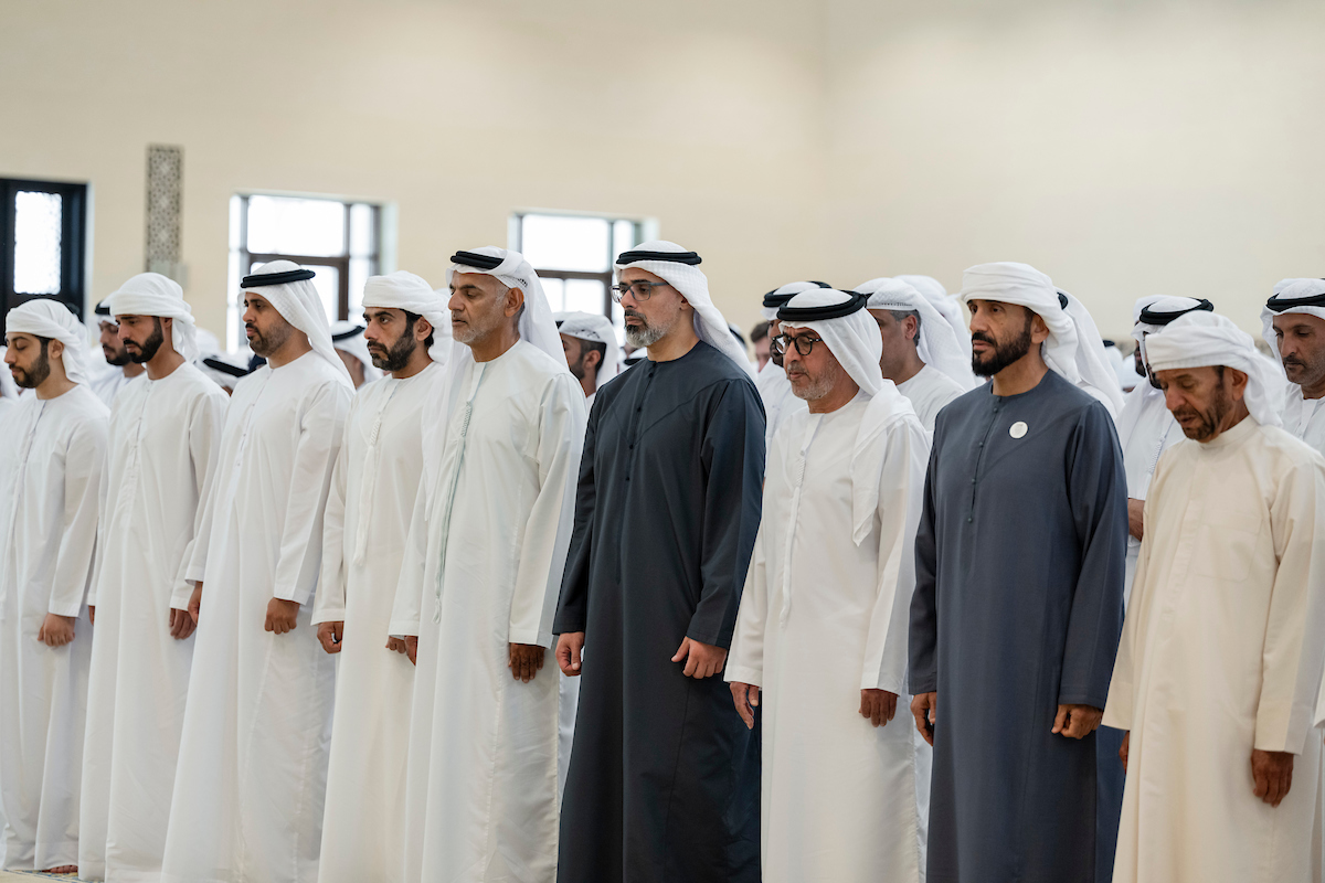 Sheikhs perform funeral prayer for Hazza bin Sultan bin Zayed