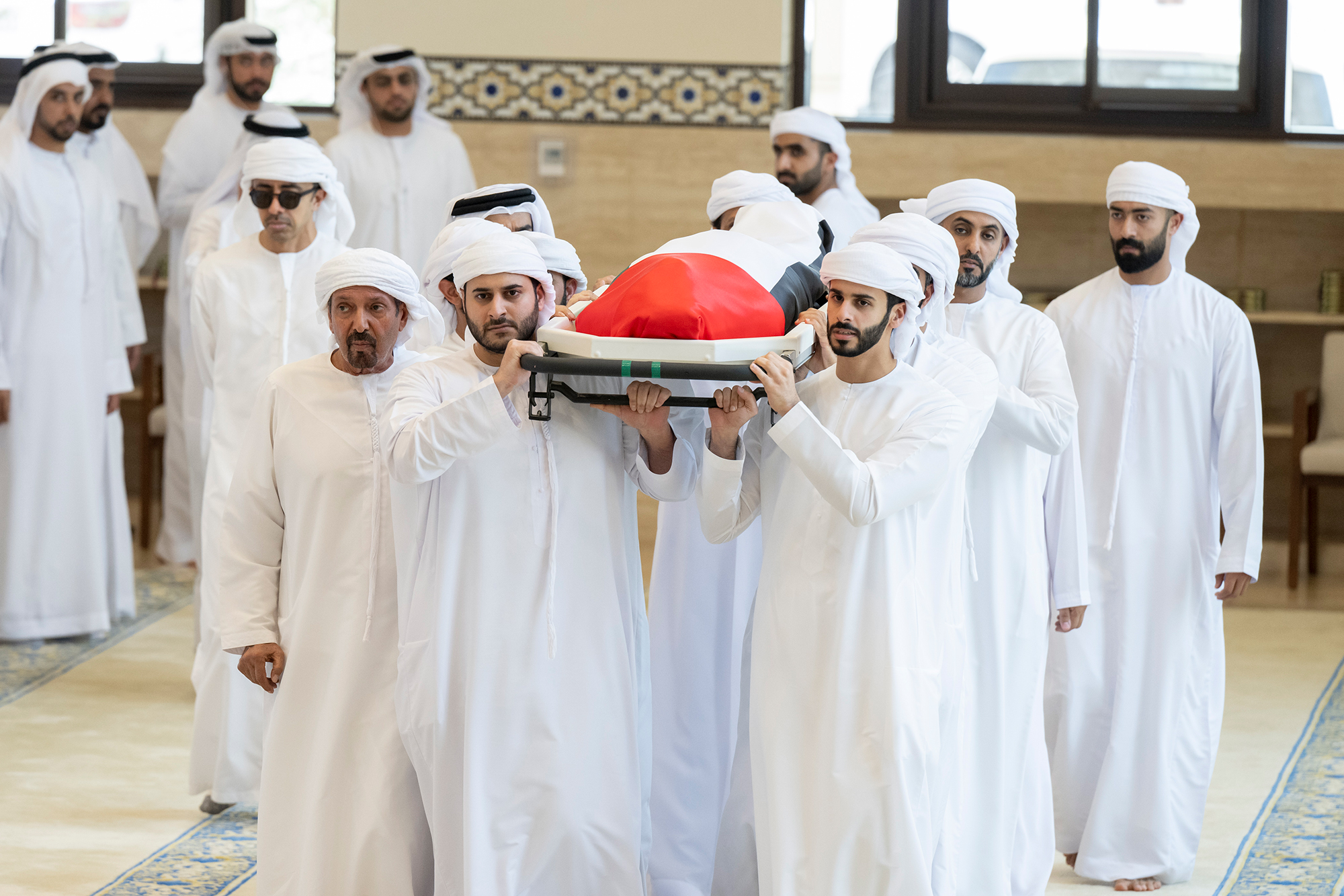 UAE President and Sheikhs perform funeral prayer for Saeed bin Zayed
