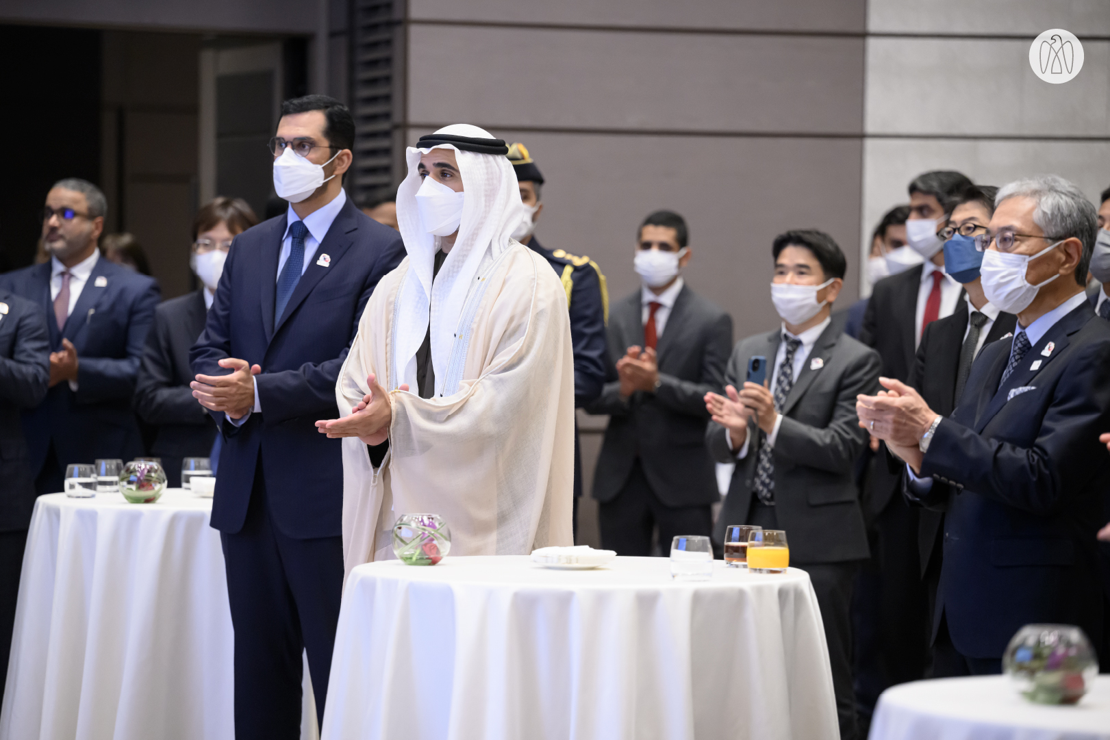Khaled bin Mohamed bin Zayed attends reception at UAE-Japan Society