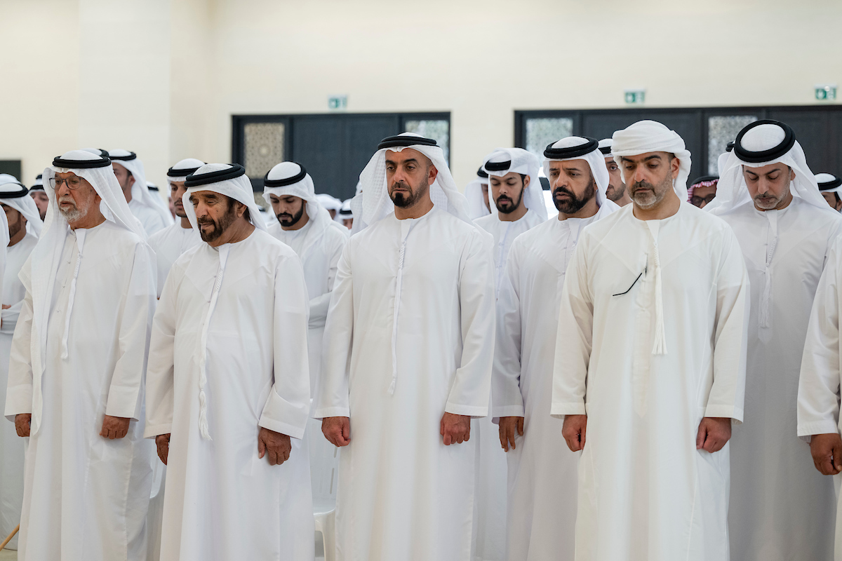Sheikhs perform funeral prayer for Hazza bin Sultan bin Zayed