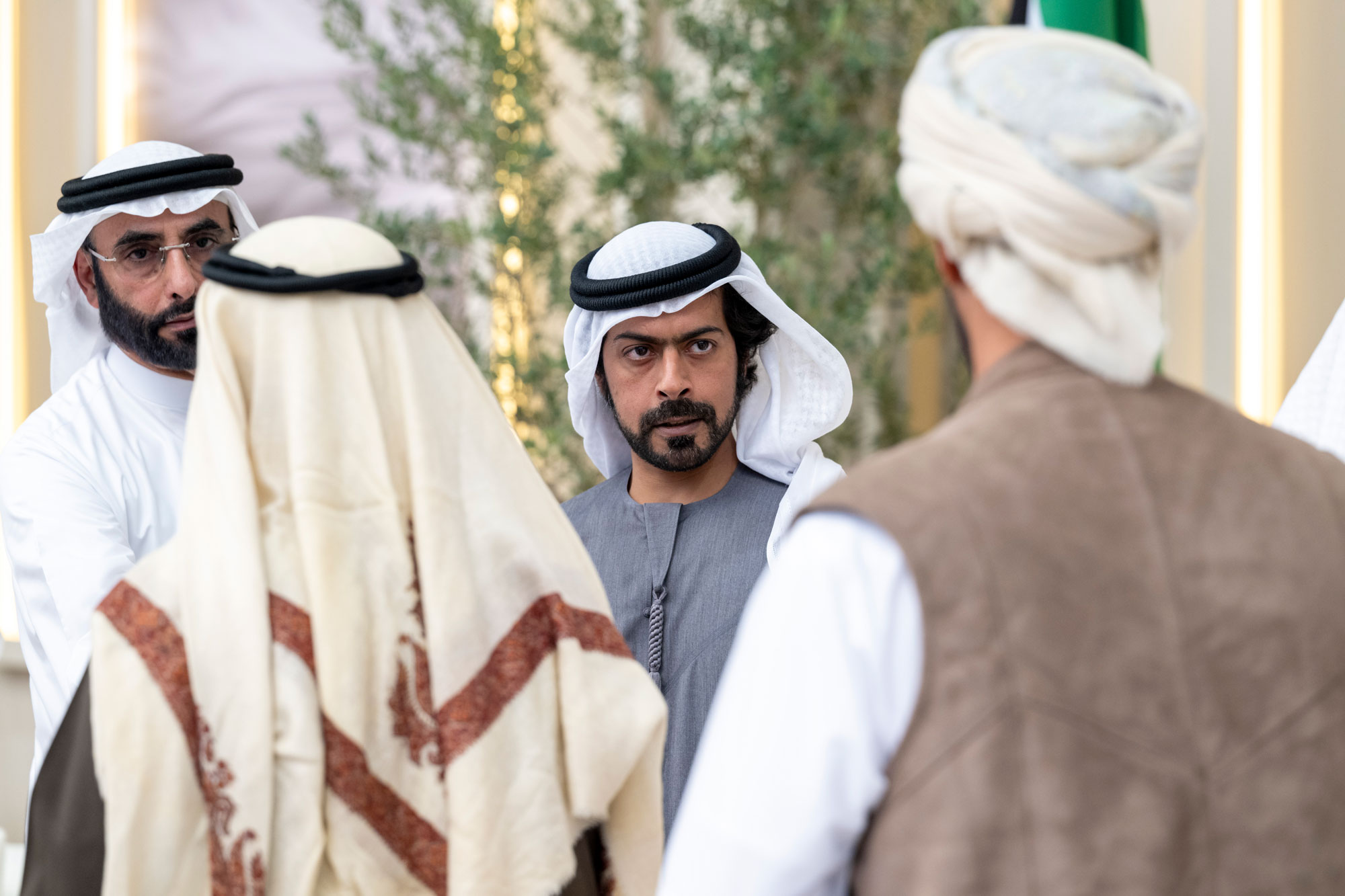 Khalifa bin Tahnoon bin Mohammed attends Sultan bin Saeed Al Dhaheri ...
