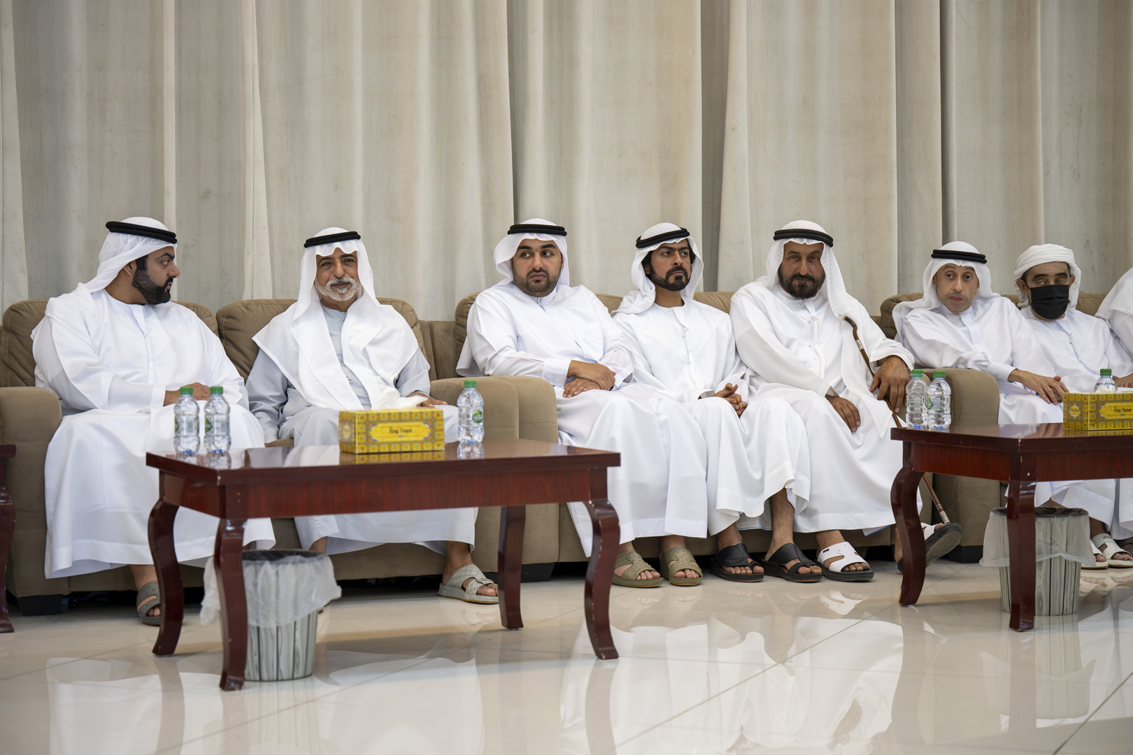 Ruler of Umm Al Quwain receives condolences from Crown Prince of Abu ...