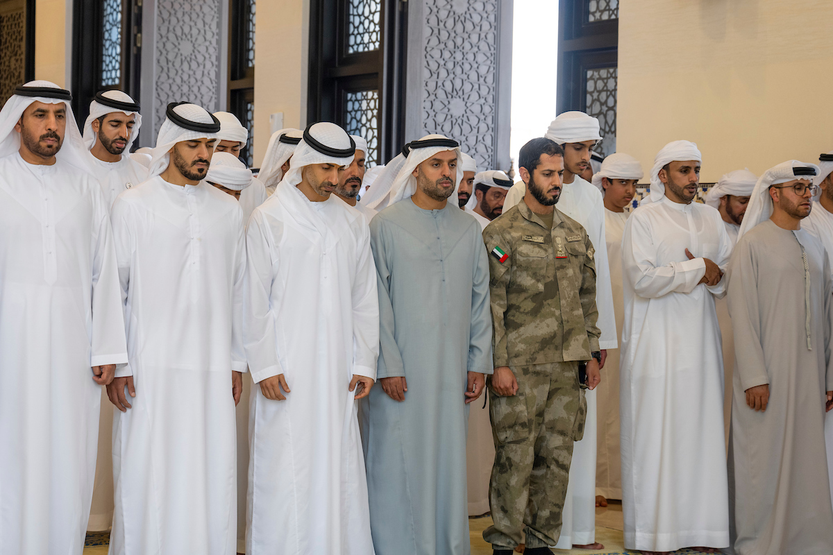 Sheikhs perform funeral prayer for Hazza bin Sultan bin Zayed